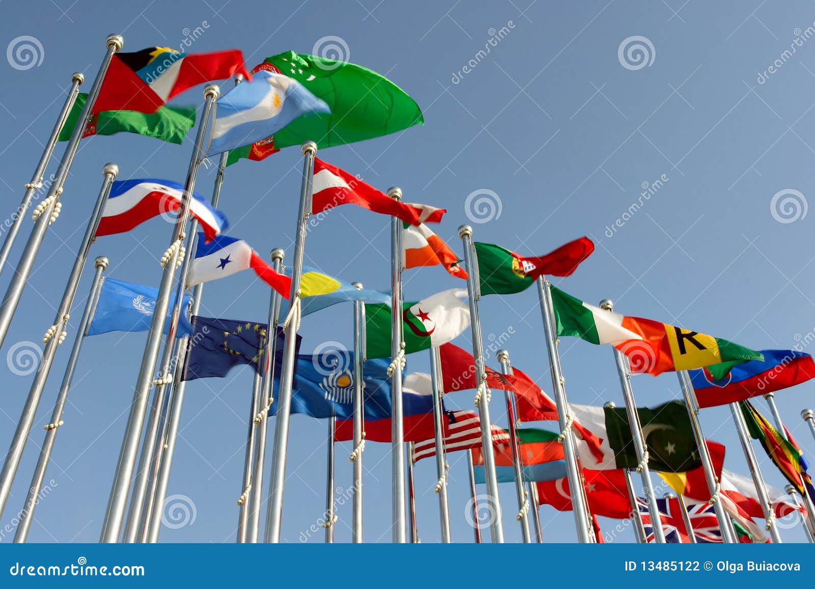 Different countries flags stock photo. Image of green - 13485122