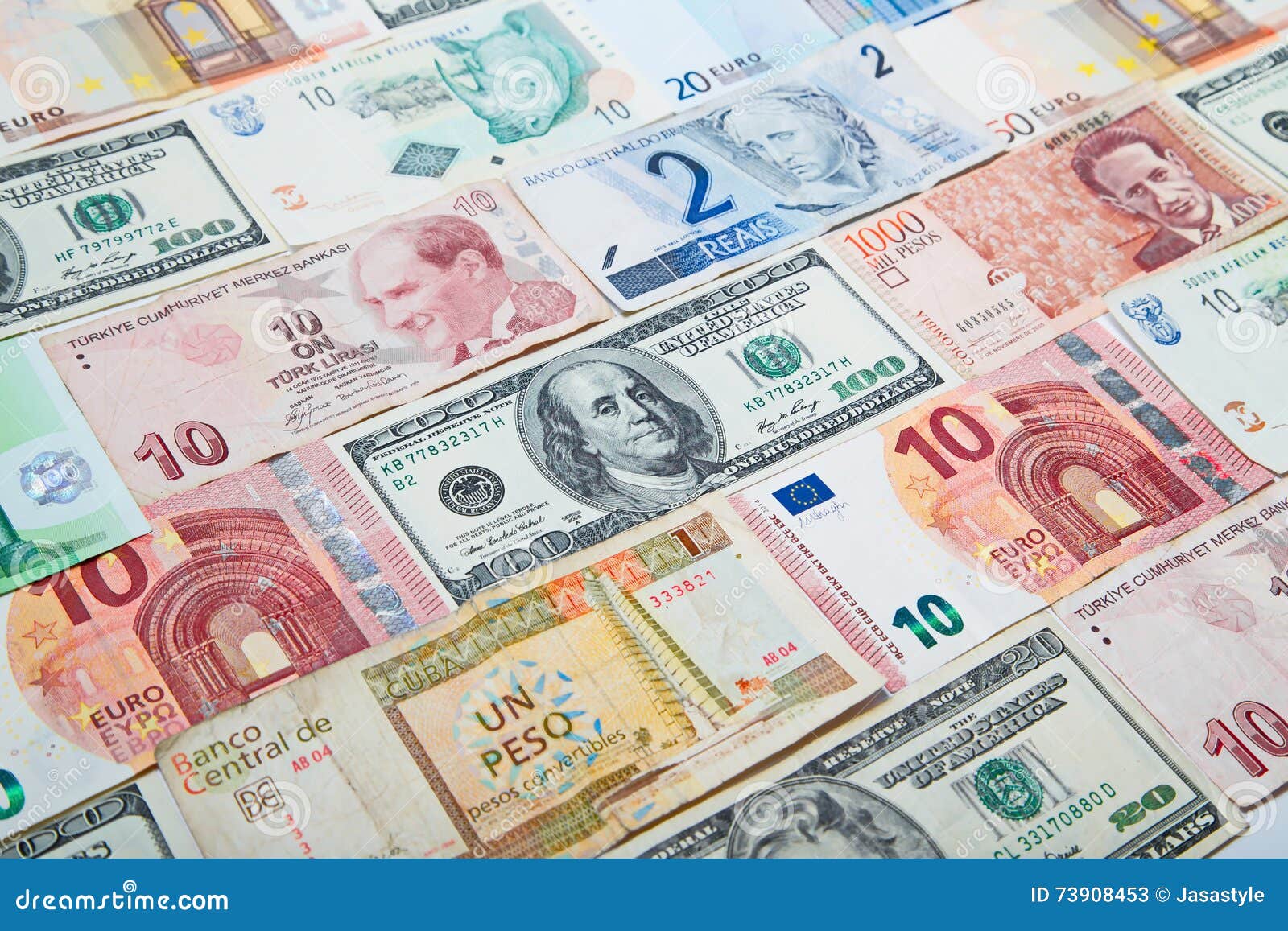 Different Countries Paper Money Stock Image - Image of countries ...