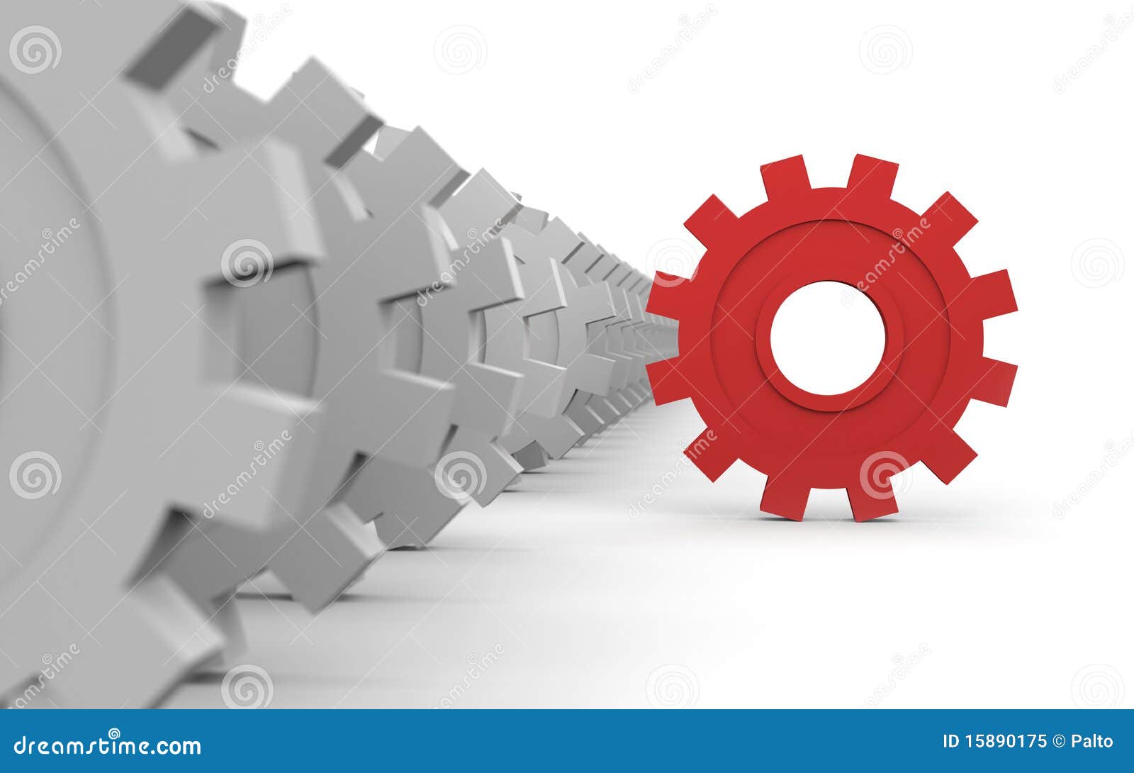 Different from the crowd stock illustration. Illustration of perfection ...