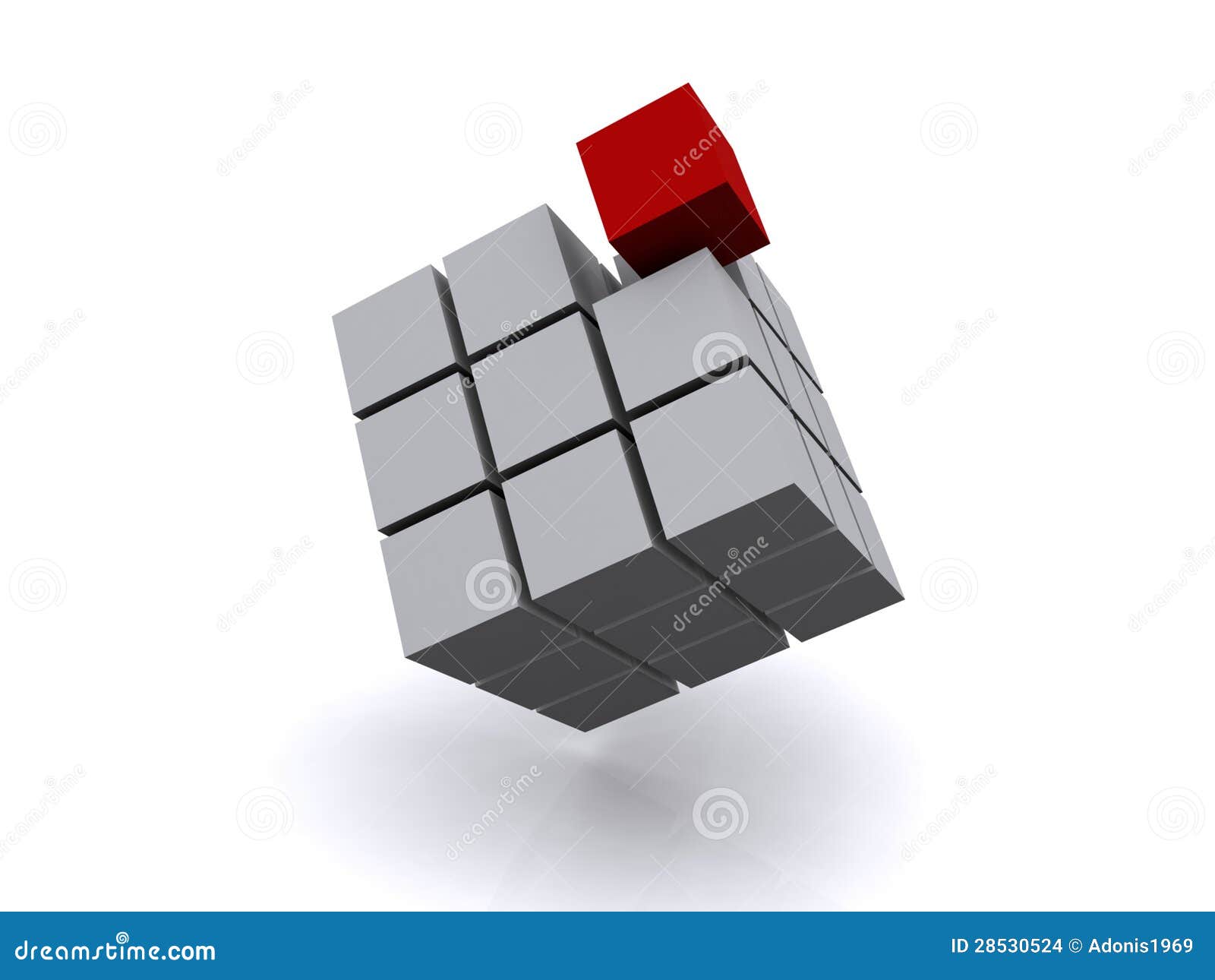 Different cube stock photo. Image of difference, colourful - 28530524