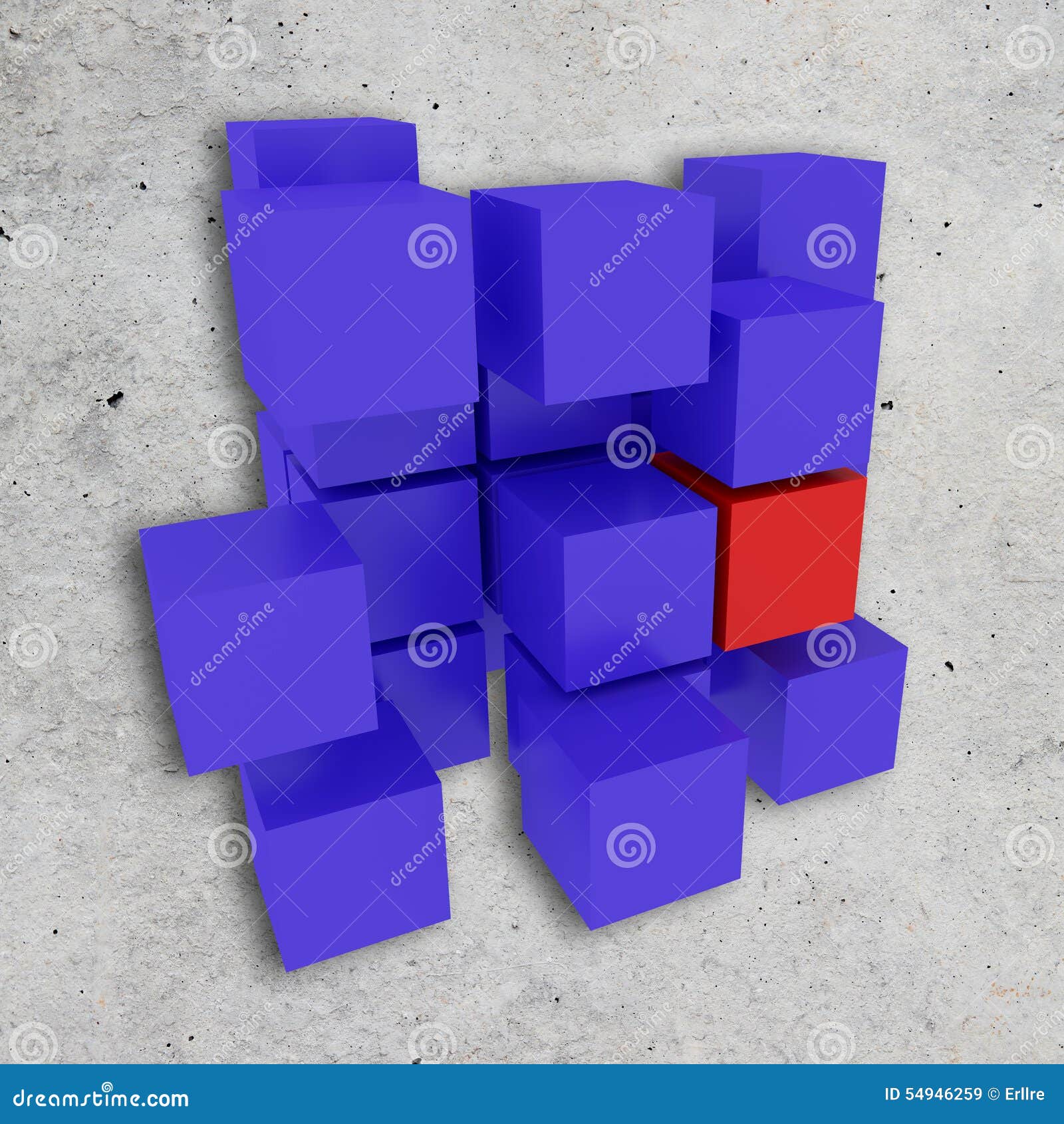 Different cubes stock illustration. Illustration of structure - 54946259