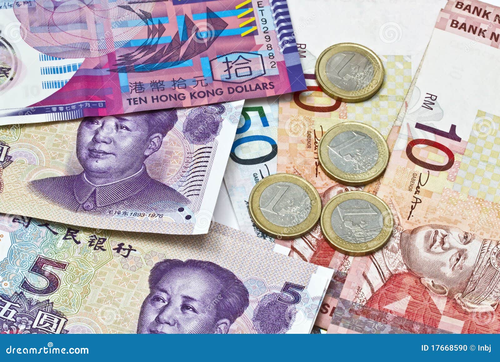 Different Currencies Background Stock Photo - Image of isolated ...