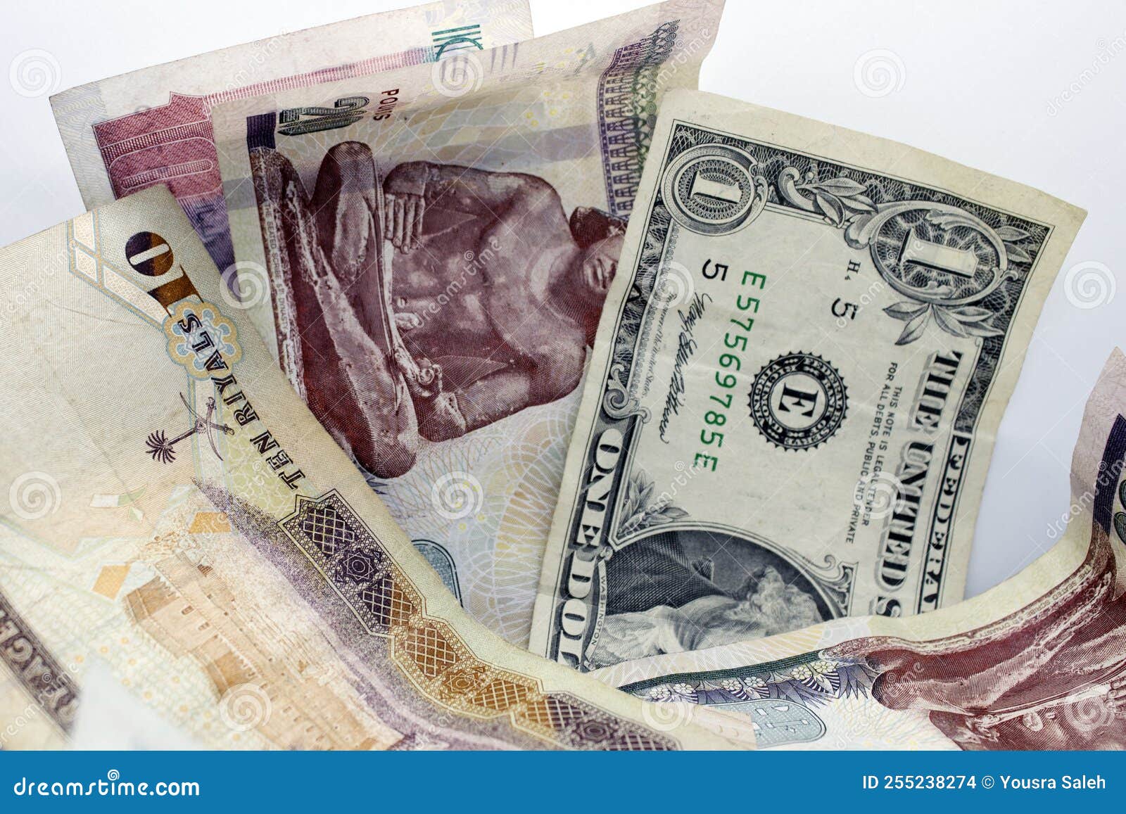 Currency stock photo. Image of circle, dollars, pattern - 255238274