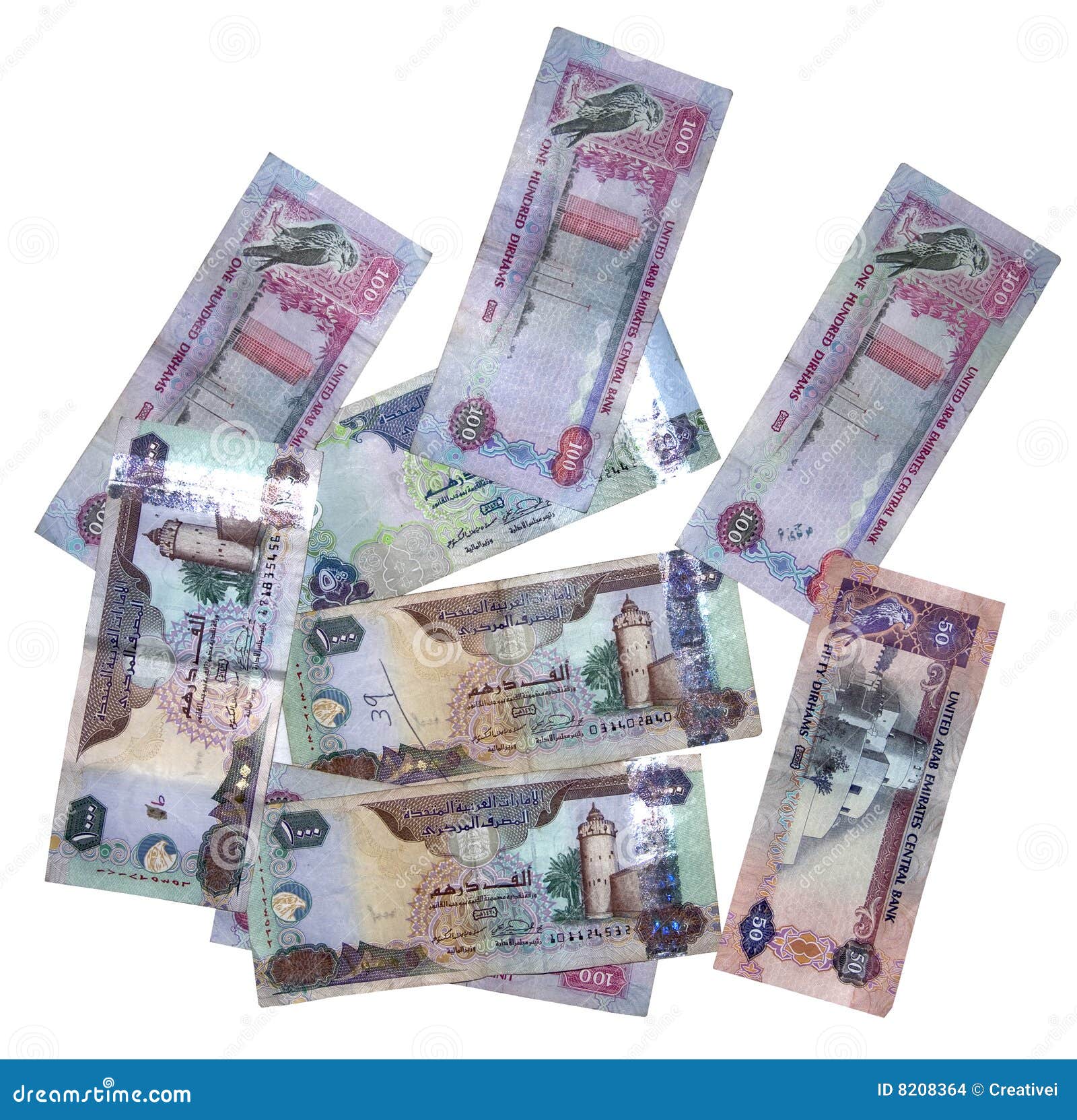 Different Currency of UAE stock photo. Image of account - 8208364