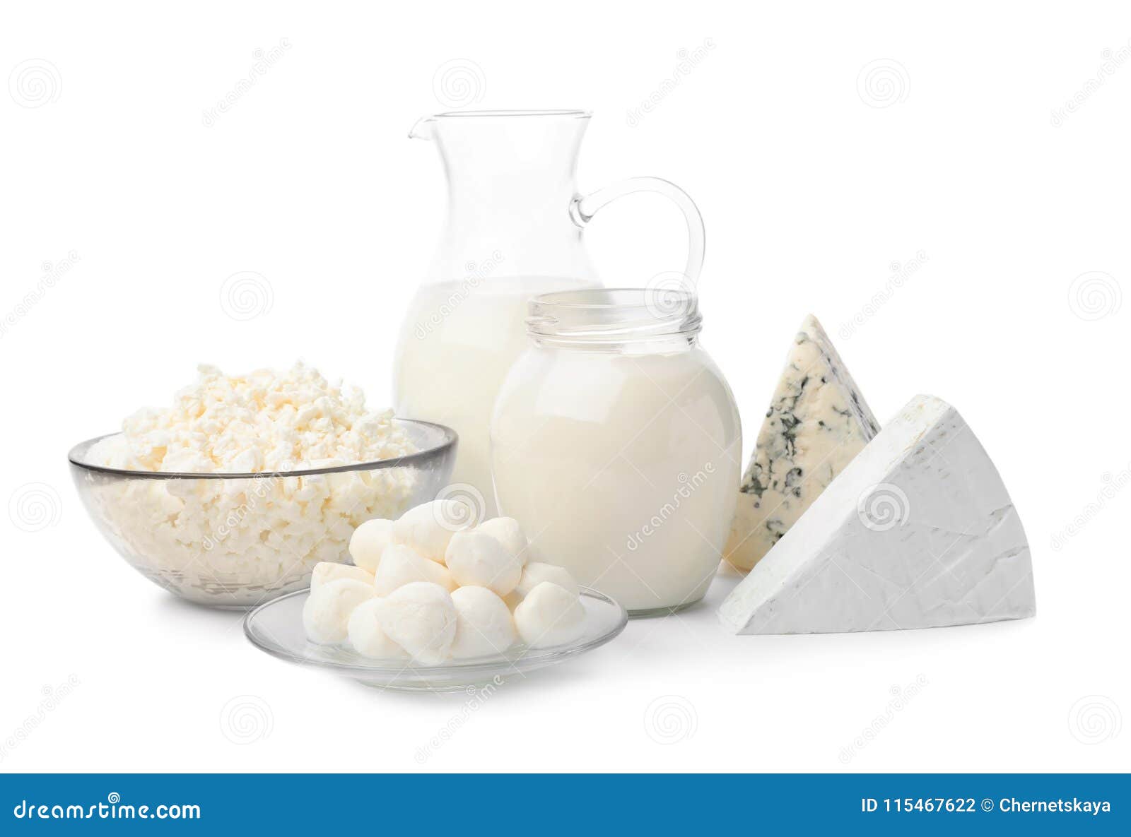 Different dairy products stock photo. Image of meal - 115467622