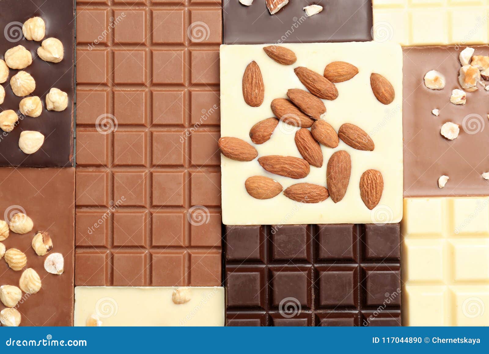 Different Delicious Chocolate Bars Stock Photo - Image of candy, black ...