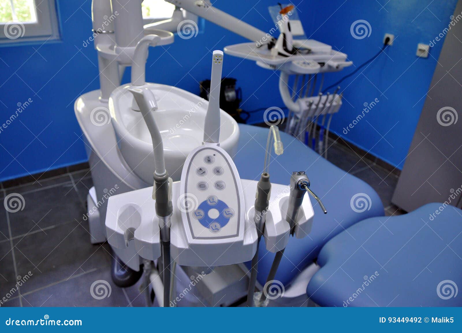 Different Dental Instruments Stock Photo - Image of instrument, chair ...