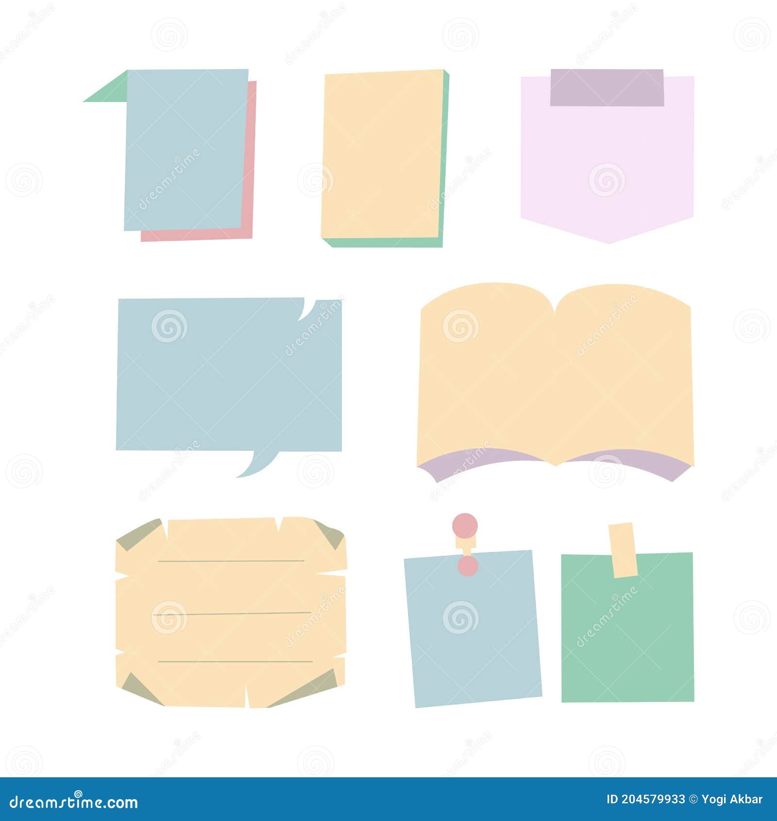 Different Design of Book and Notebooks Illustration Stock Vector ...