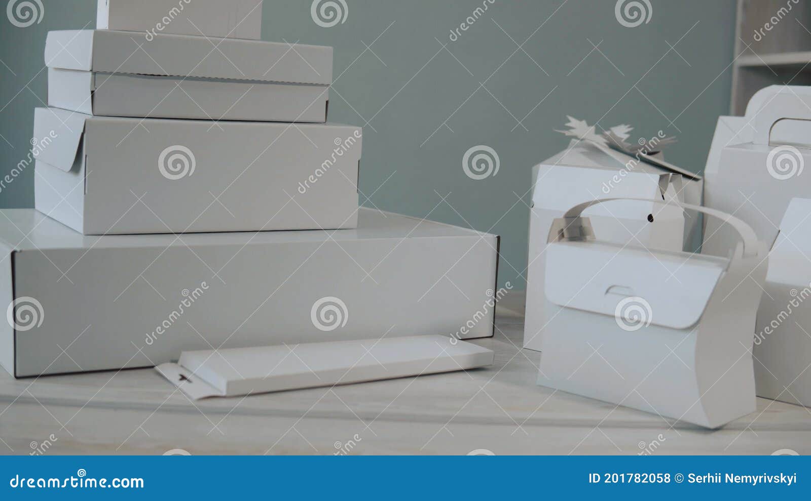 Different Design and Shape of Cardboard Boxes, Paper Containers. the ...
