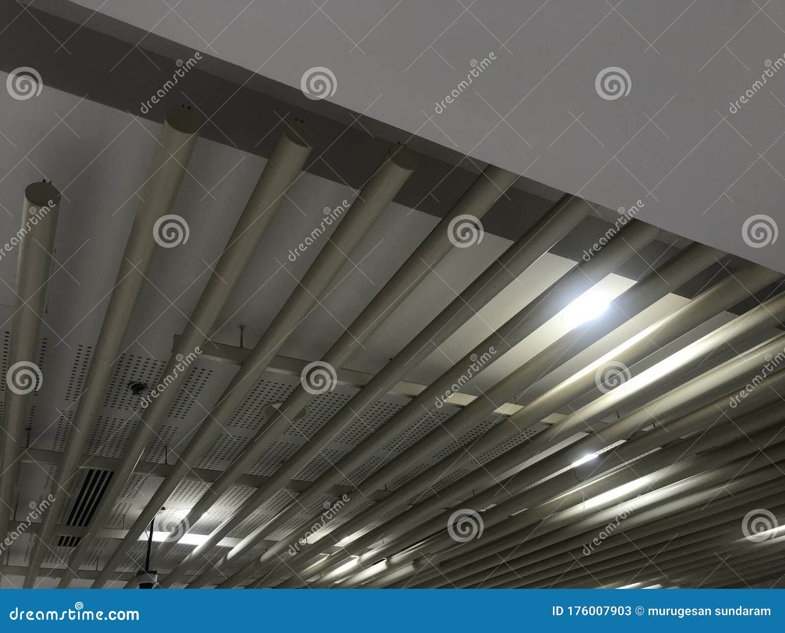 Different Designs of Gypsum False Ceiling with Epoxy Coated MS Pipes ...