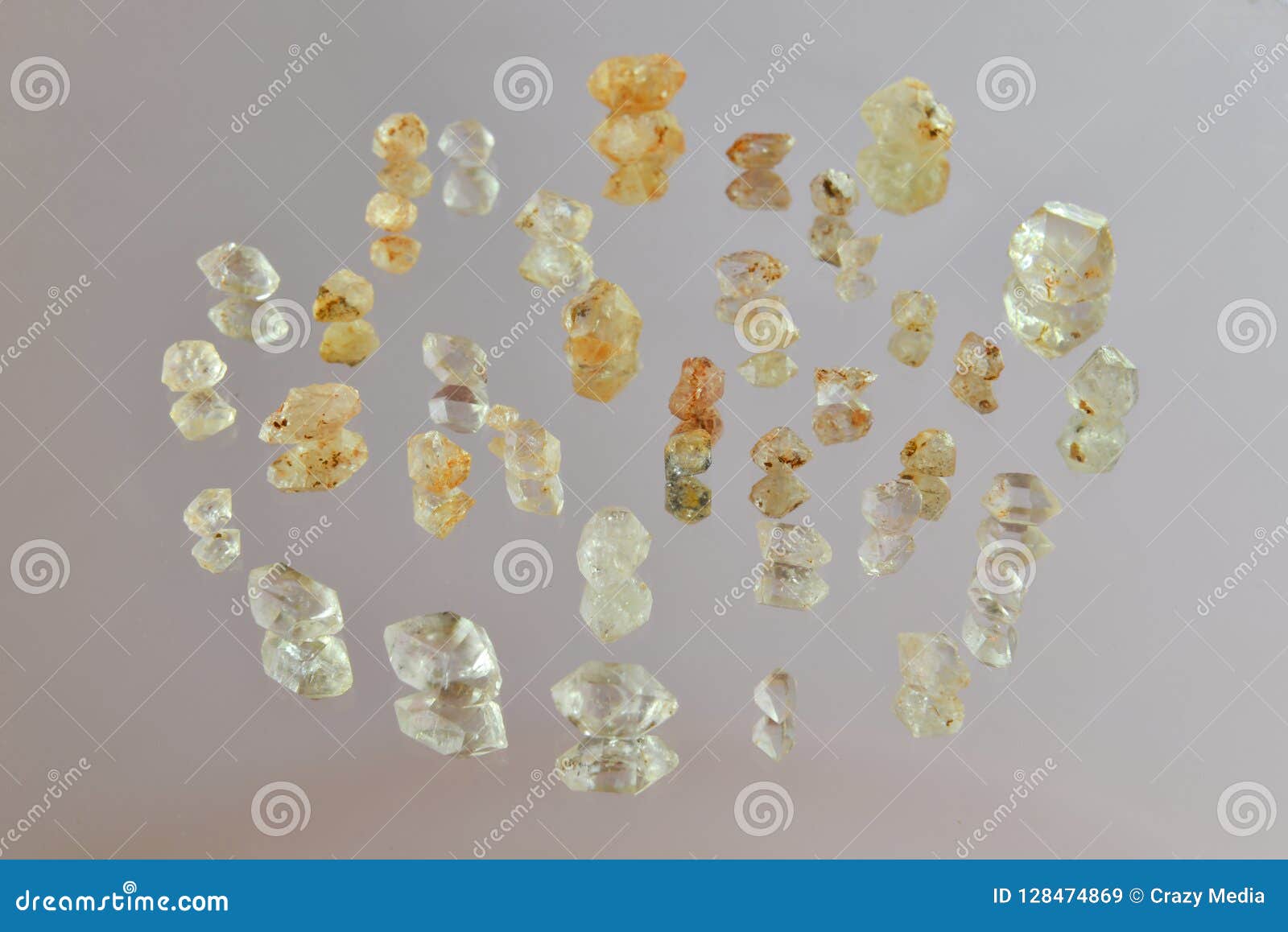Different Diamond Types in Nature Stock Image - Image of hexagon ...