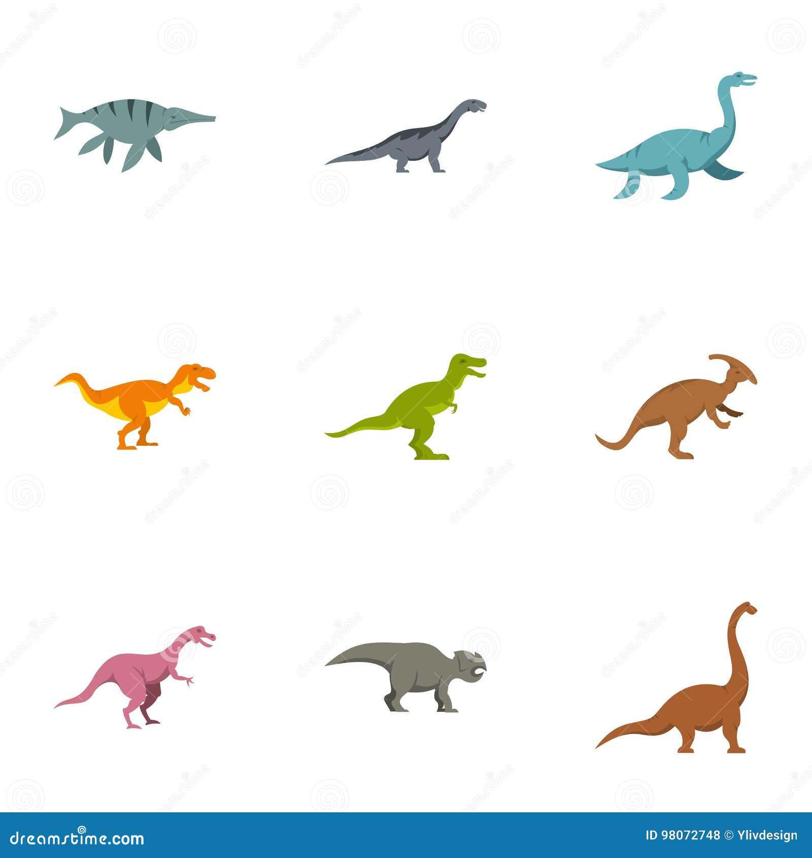 Set Of Different Dinosaur Yoga Poses. Various Yoga Asanas. Collection ...