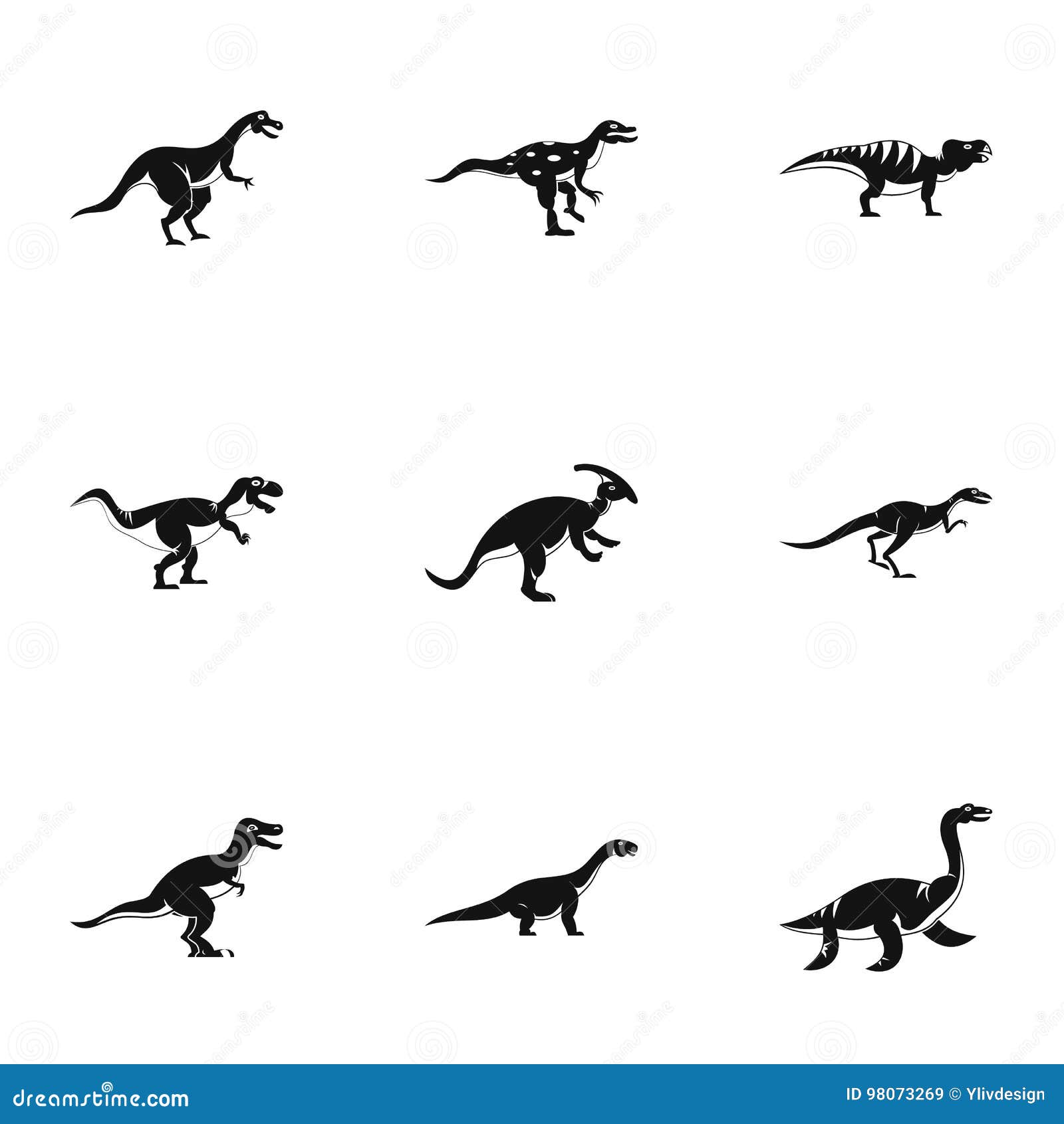 Set Of Different Dinosaur Yoga Poses. Various Yoga Asanas. Collection ...