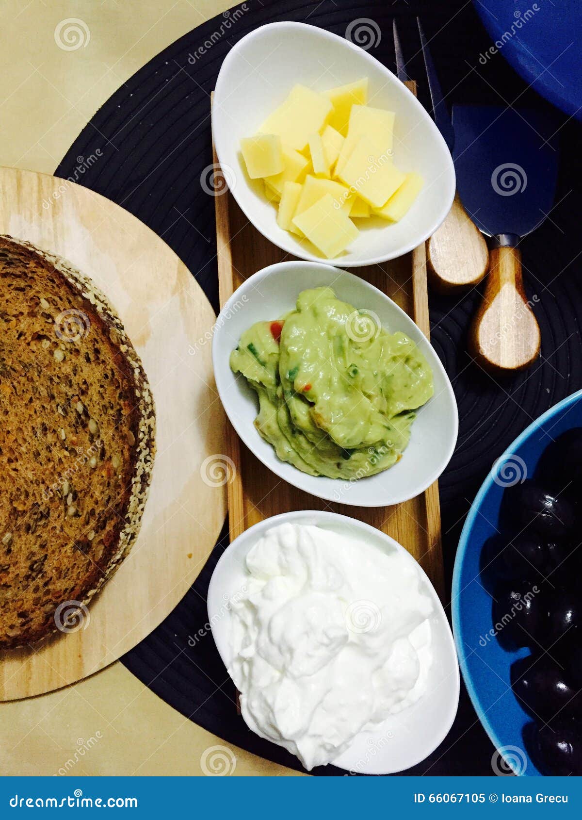 Different dips stock image. Image of avocado, food, cream - 66067105