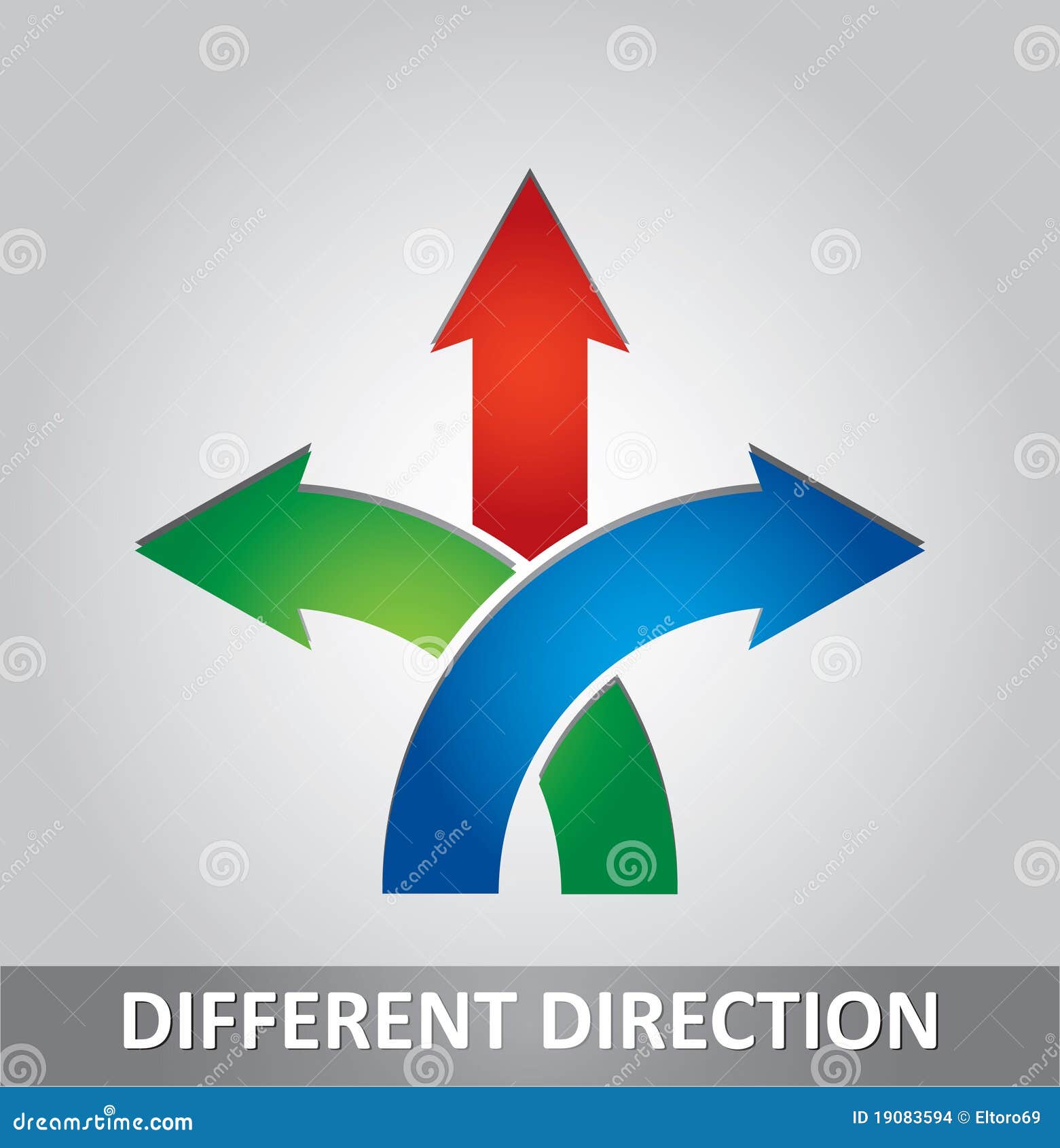 Different Direction Stock Images - Image: 19083594