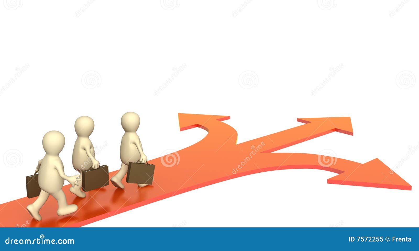 Different Direction in Business Stock Illustration - Illustration of ...
