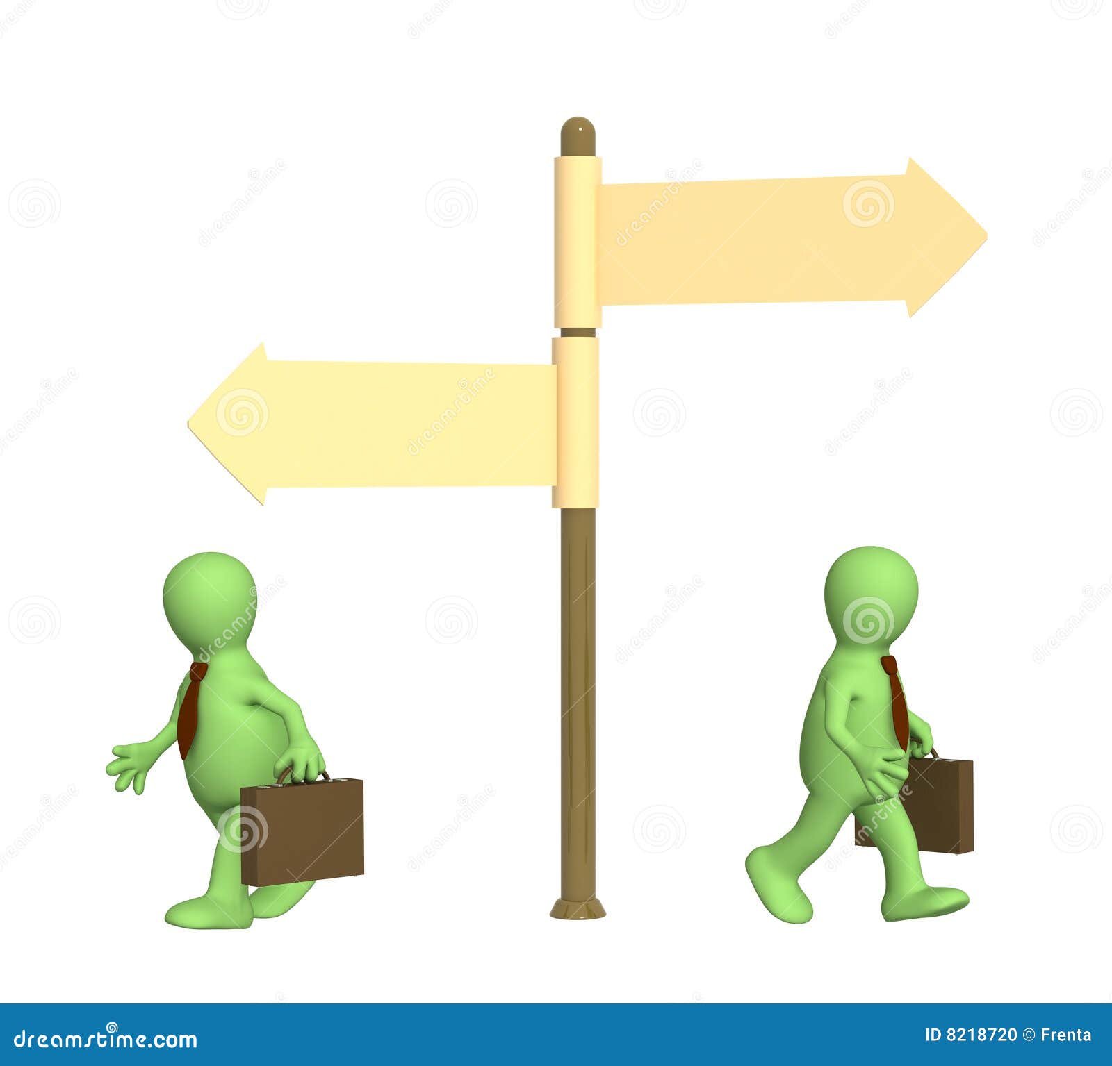 Different Direction in Business Stock Illustration - Illustration of ...