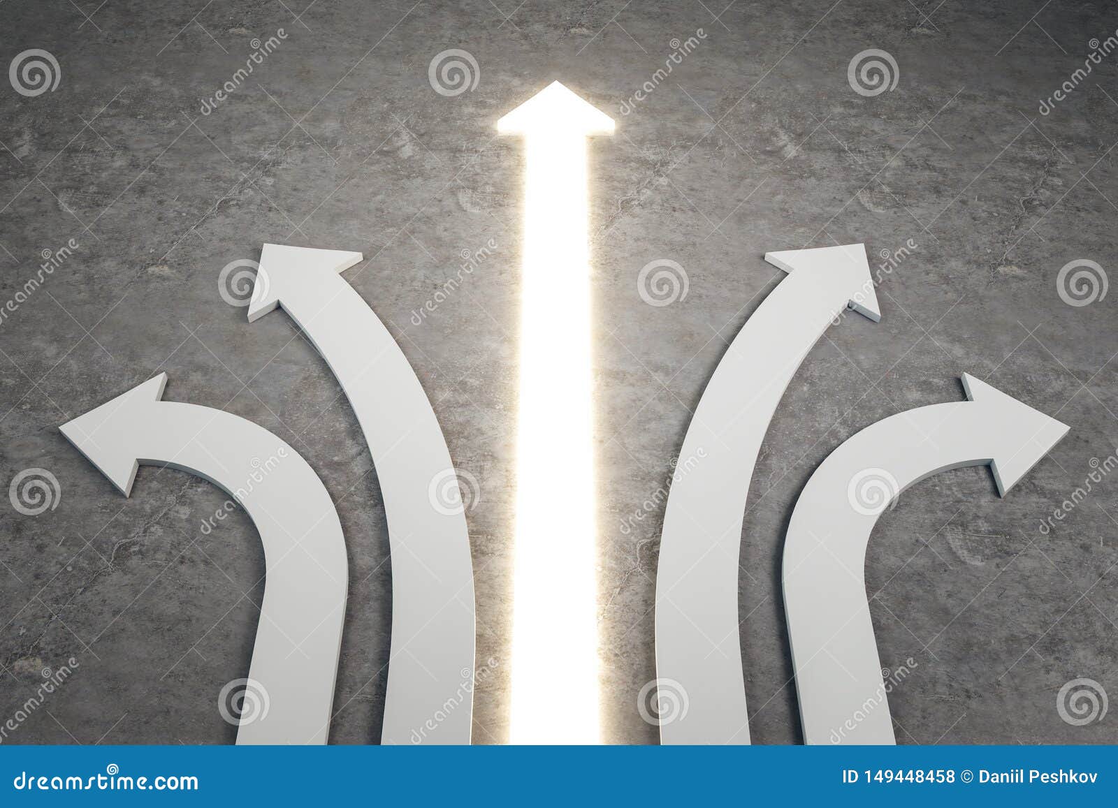 Different Direction and Choice Concept Stock Illustration ...