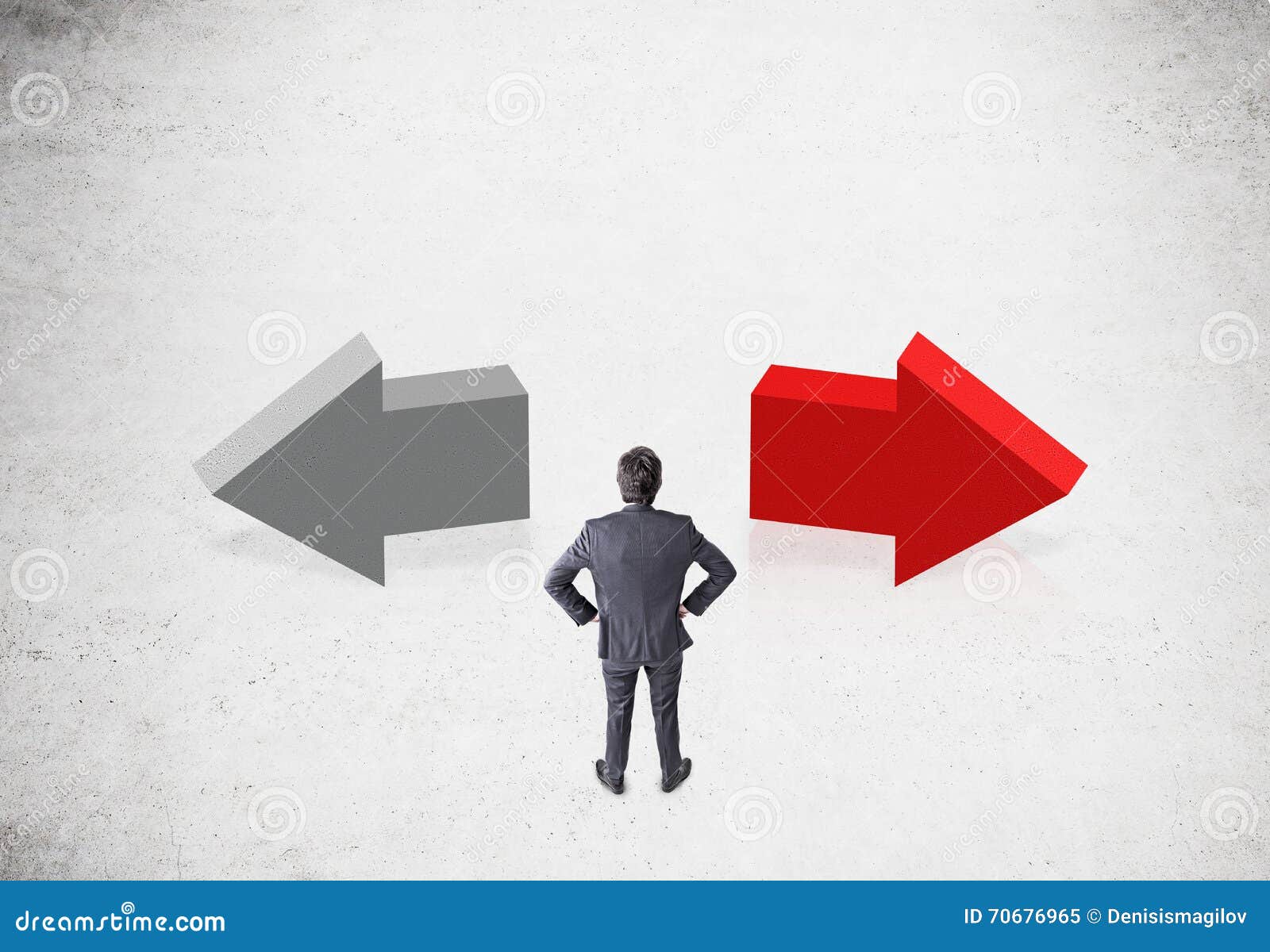 Different direction stock image. Image of decision, businessman - 70676965