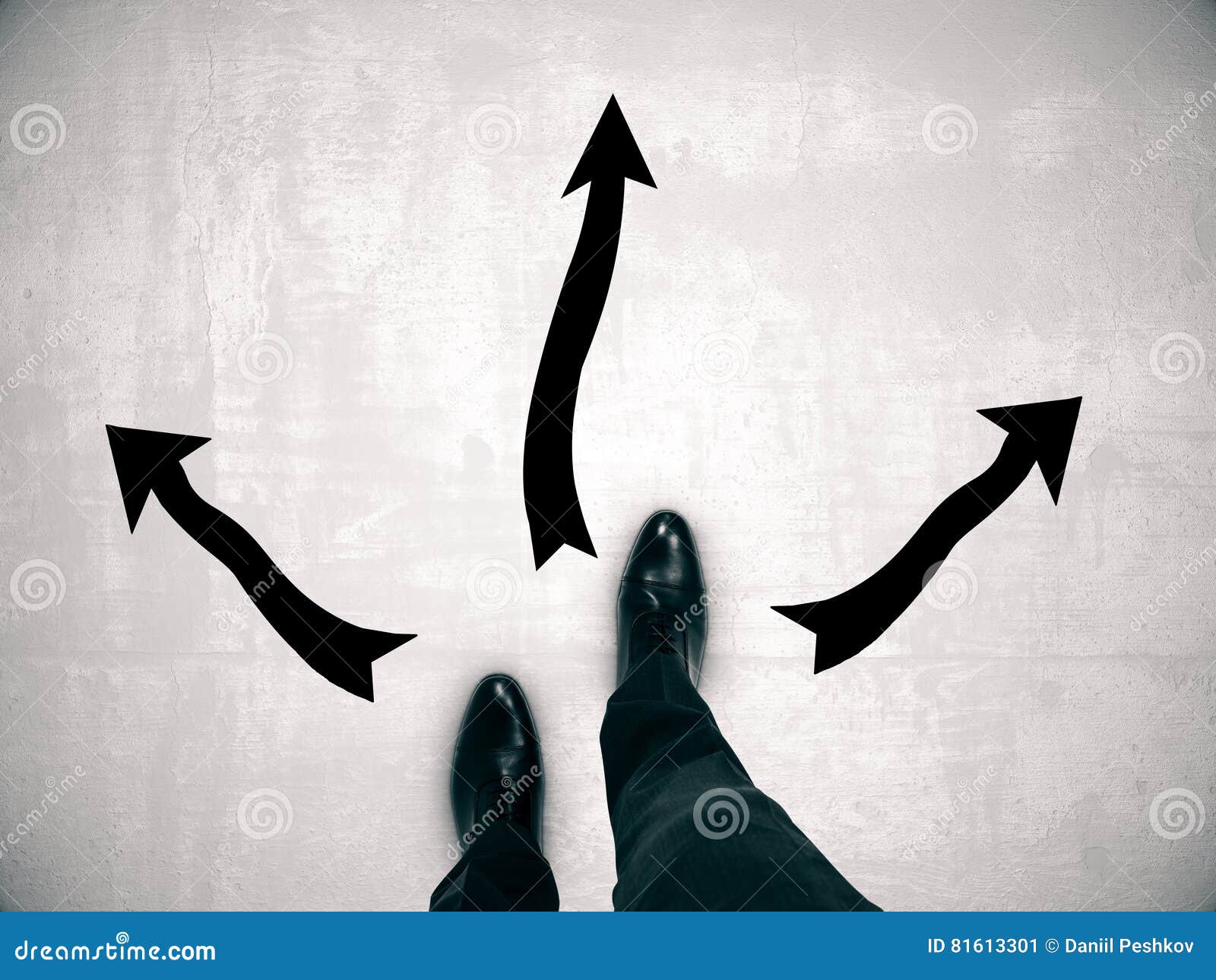 Different Direction Concept Stock Illustration - Illustration of choice ...