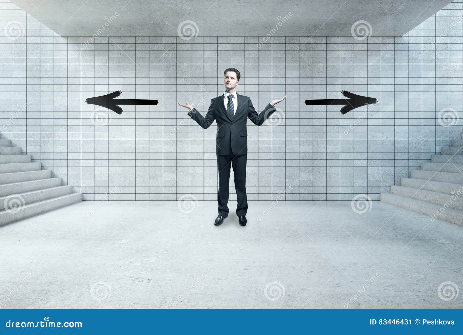 Different Direction Concept Stock Image - Image of stairs, business ...