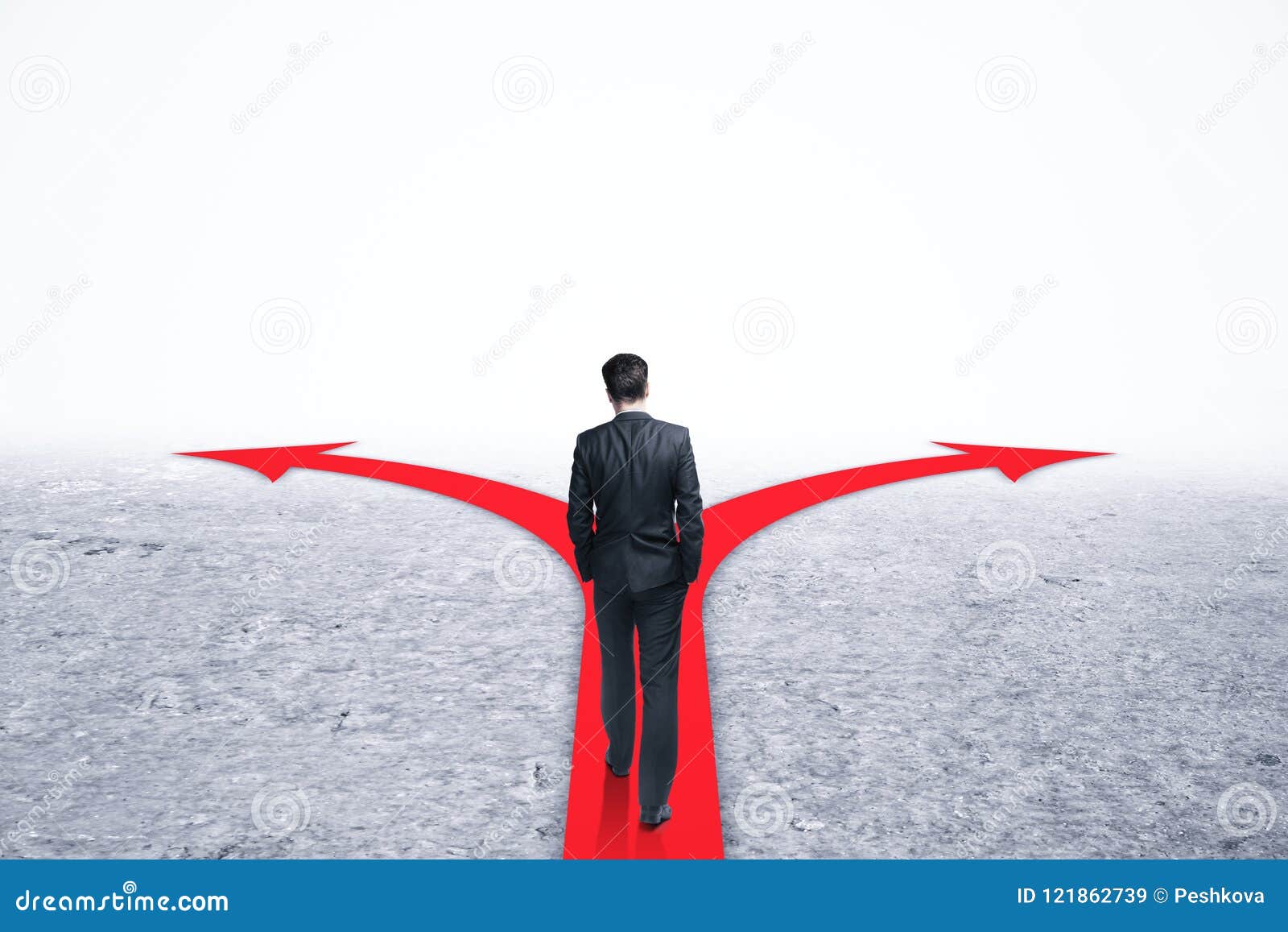 Different Direction and Path Concept Stock Image - Image of person ...