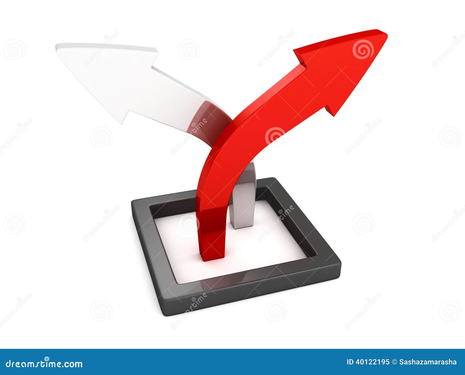 Different Directions Arrows in Checkbox Stock Illustration ...