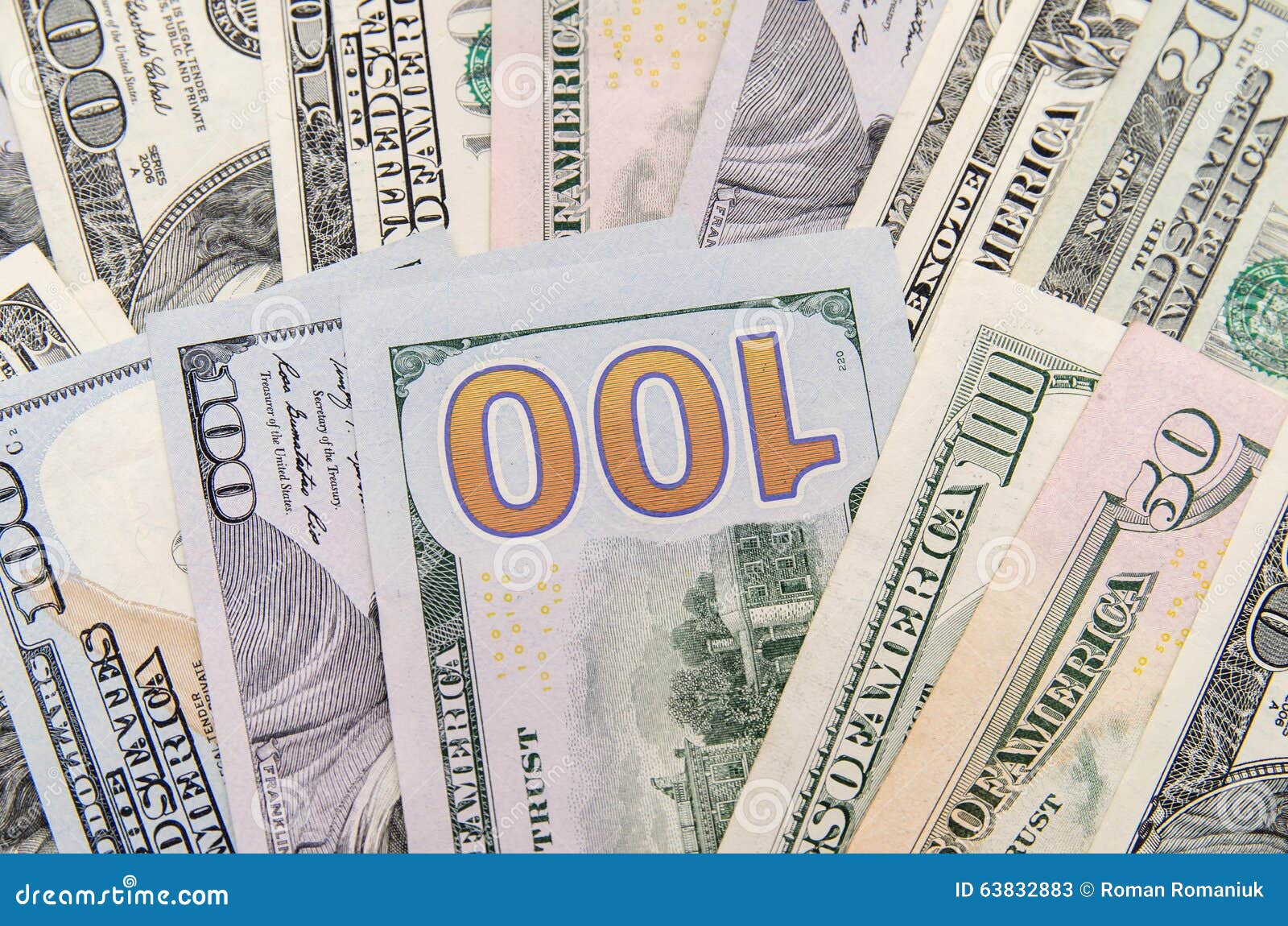 Different dollar bills stock image. Image of finance - 63832883