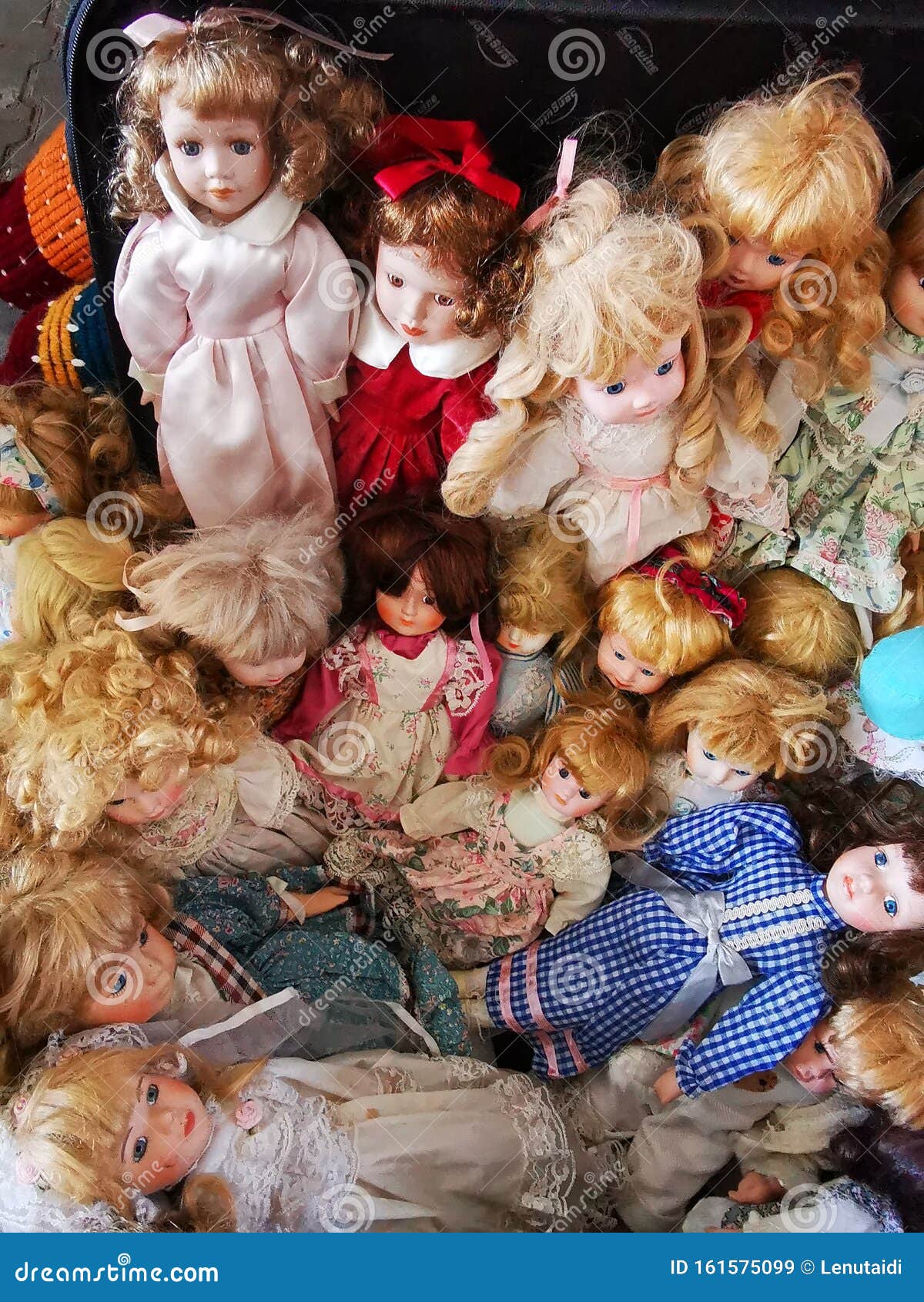 Different Dolls with Different Dresses Stock Image - Image of design ...
