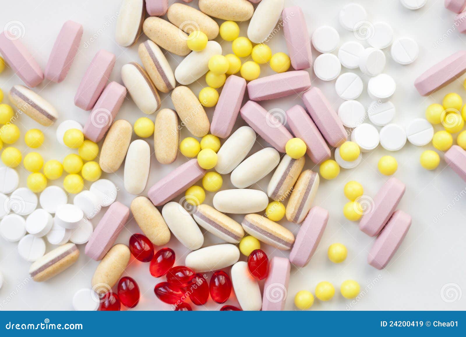 Different Drugs and Tablets Stock Image - Image of health, heal: 24200419