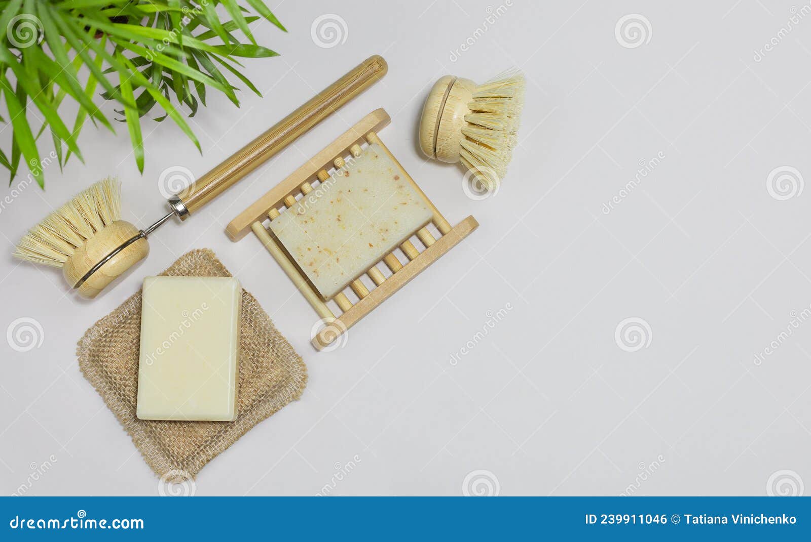 Different Ecological Objects for House Cleaning Stock Photo - Image of ...
