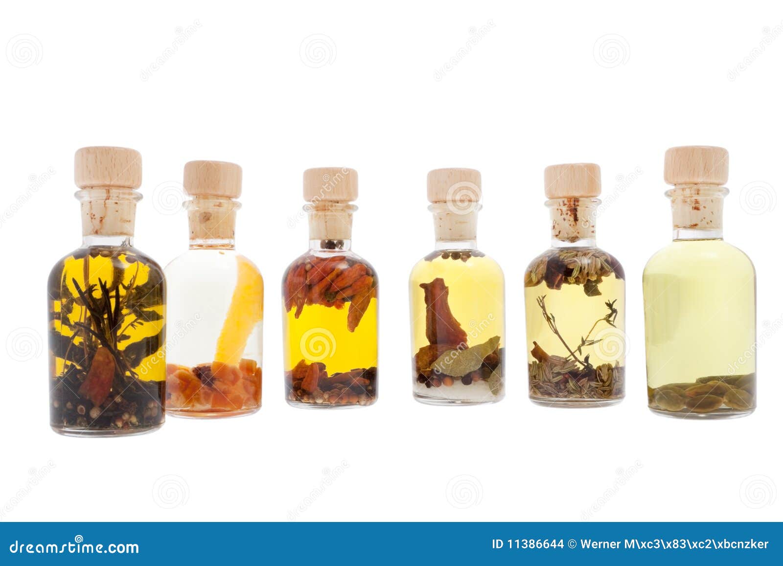 Different edible oils stock photo. Image of studio, herbs - 11386644