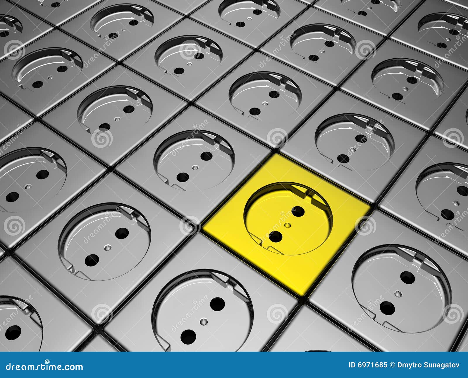 Different element stock illustration. Illustration of outlets - 6971685