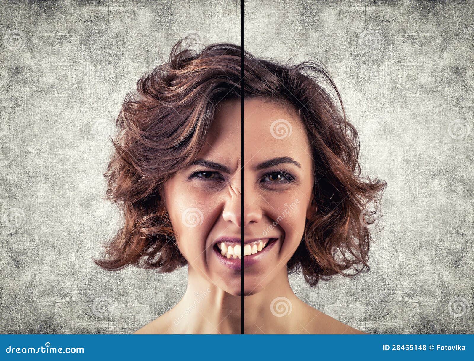 Set Of Different Emotions Man And Woman. Face Expression. Emotions ...