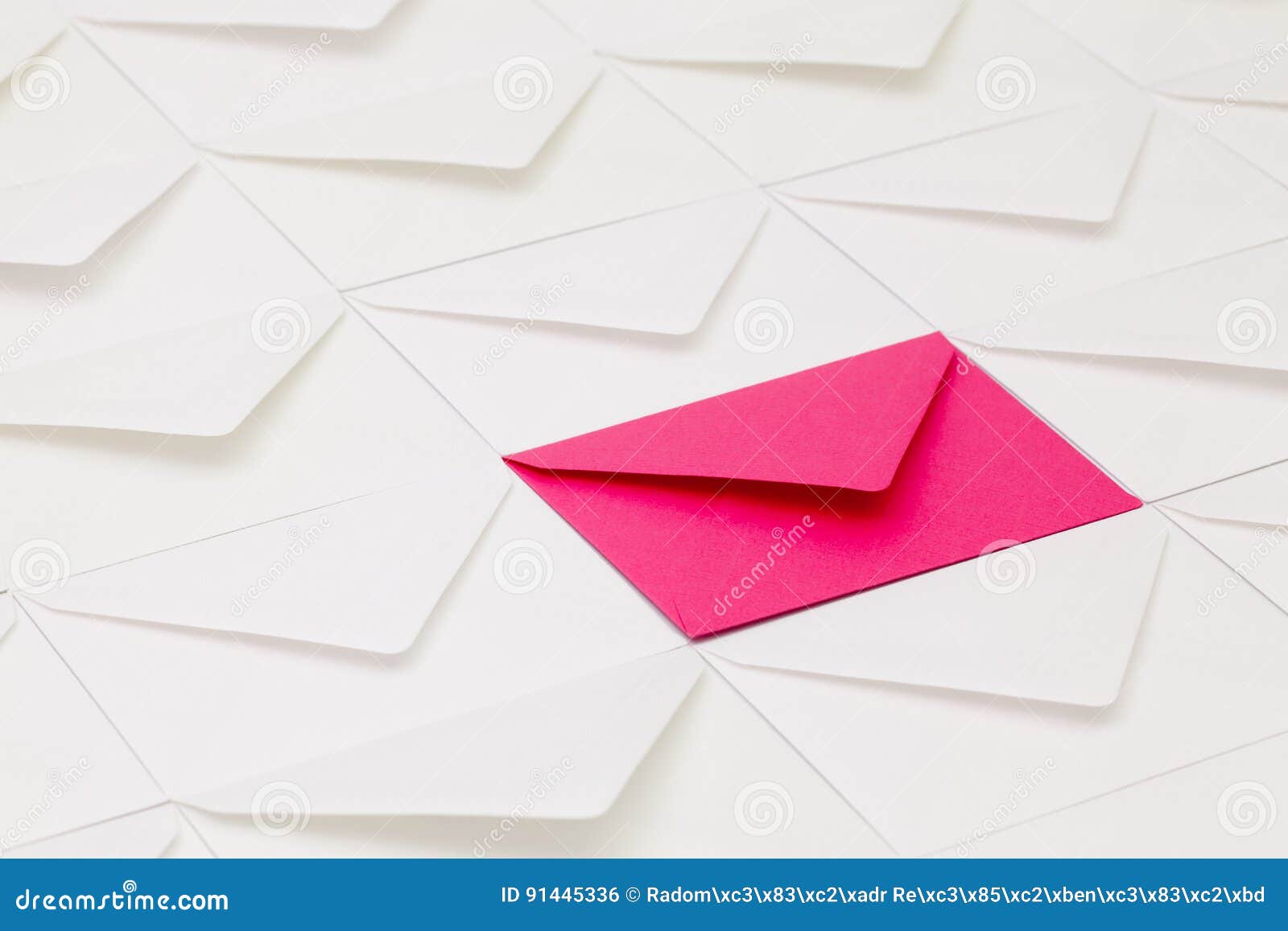 Different Envelopes on the Table Stock Photo - Image of copy ...