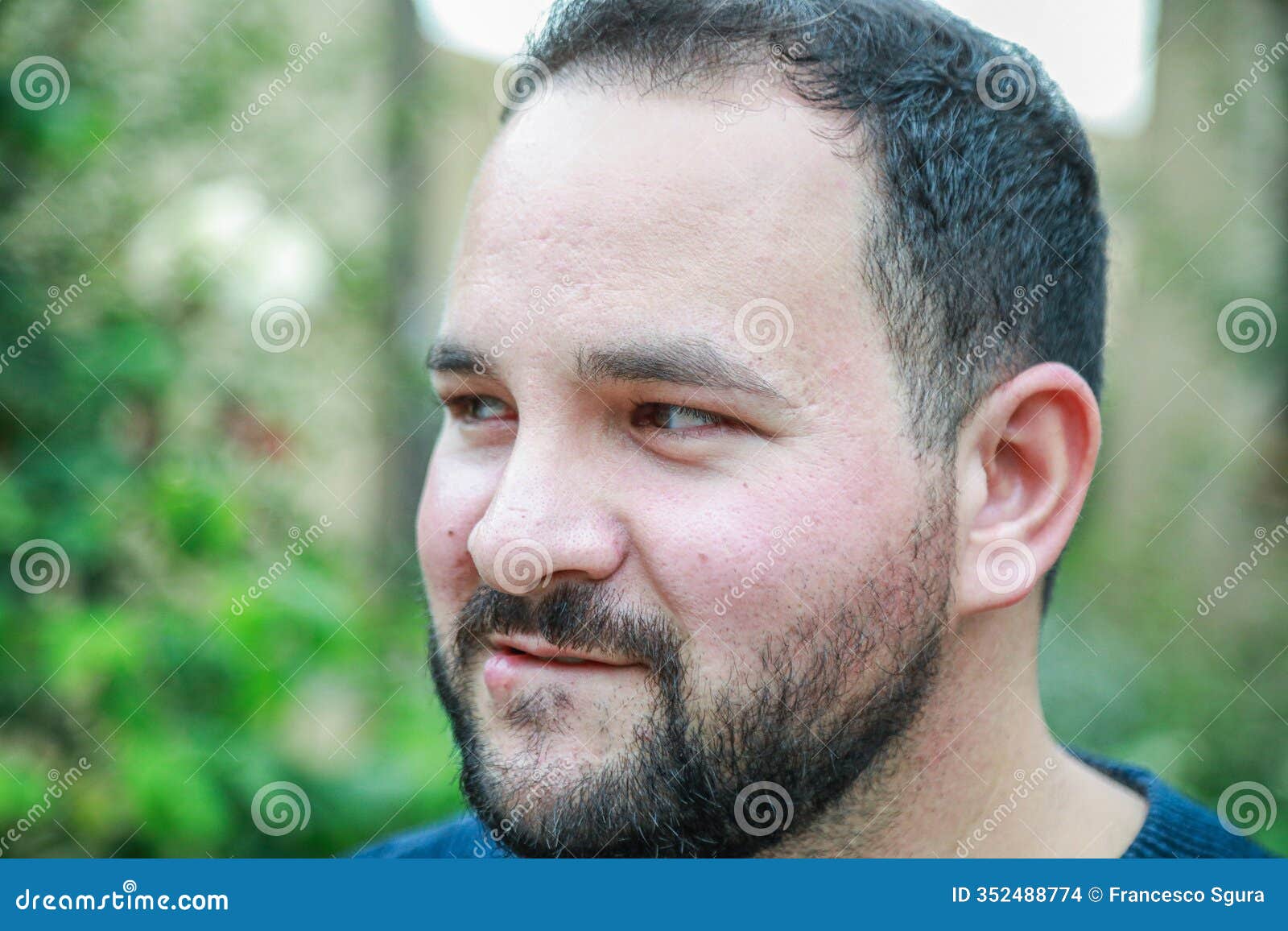 Man Face during a Try of Flirting Stock Photo - Image of attractive ...