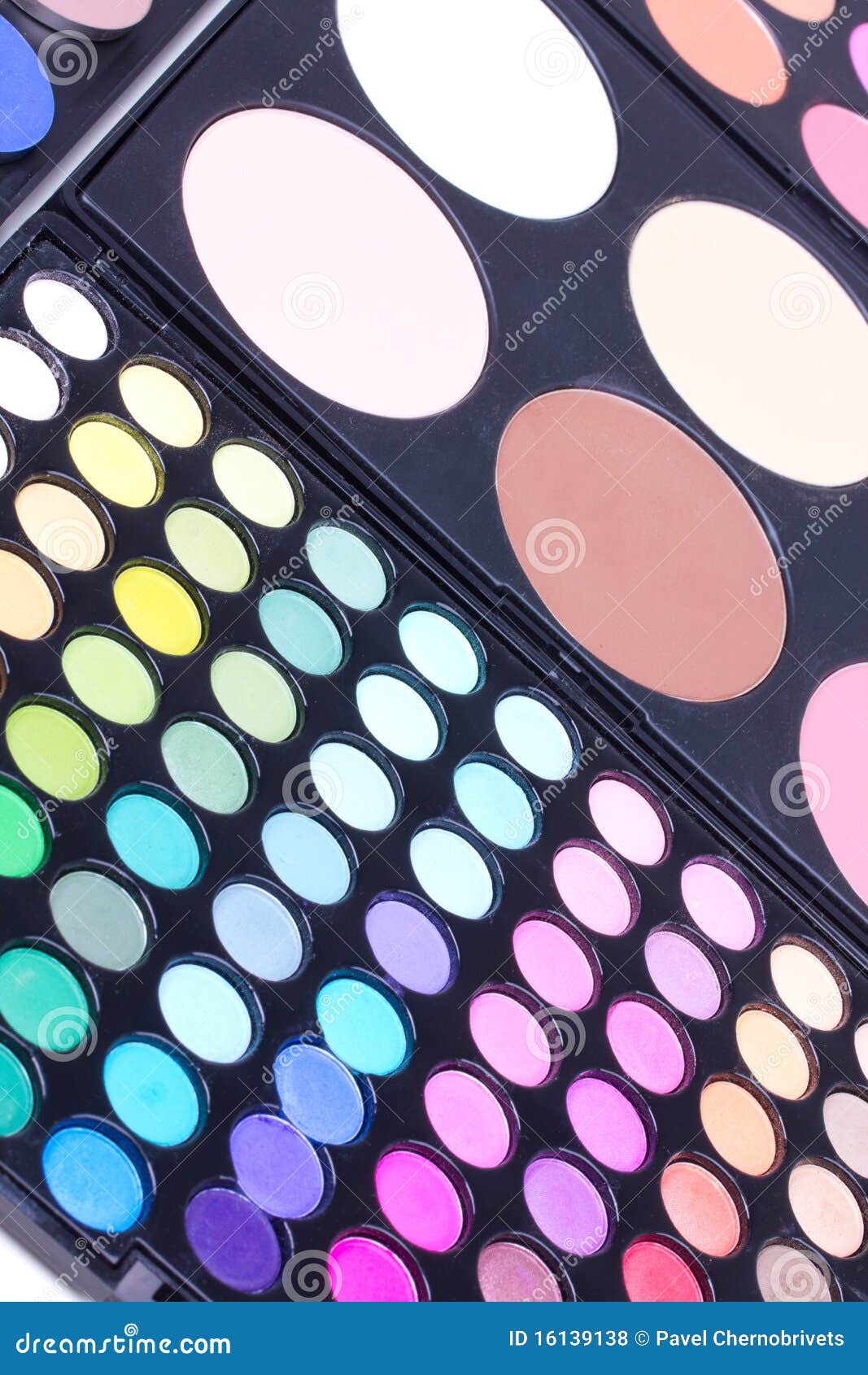 Different Eyeshadows Palettes Stock Photo - Image of blush, lady: 16139138