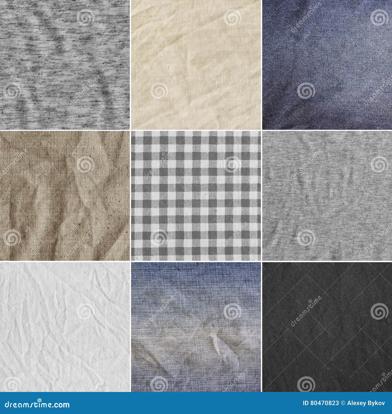 Different Fabric Backgrounds, Textures. Stock Image - Image of stripe ...