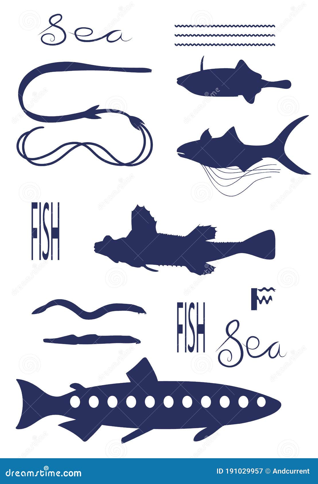 Lamprey, Vector Cartoon Illustration | CartoonDealer.com #65322896