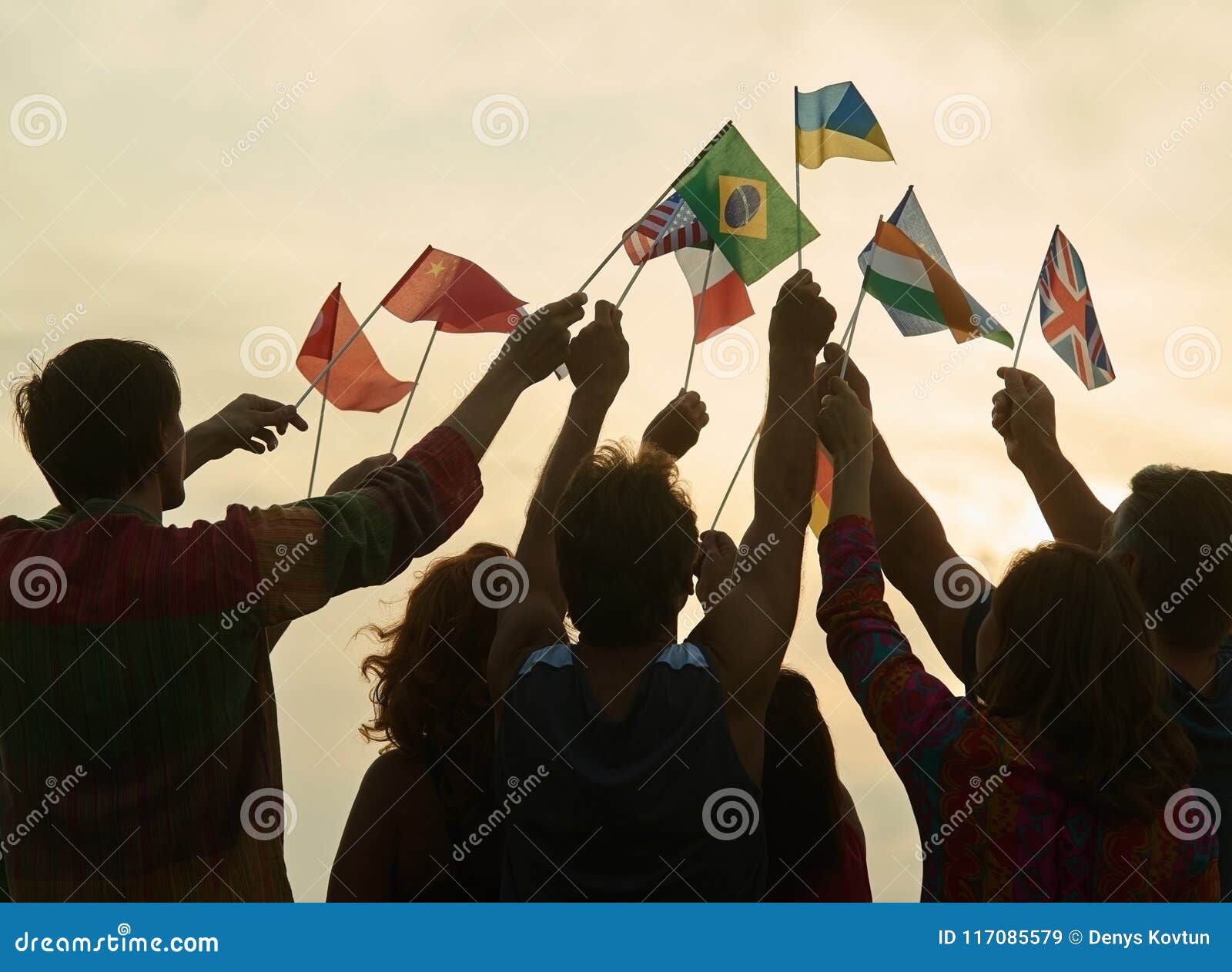 Different flag gathering. stock image. Image of federation - 117085579