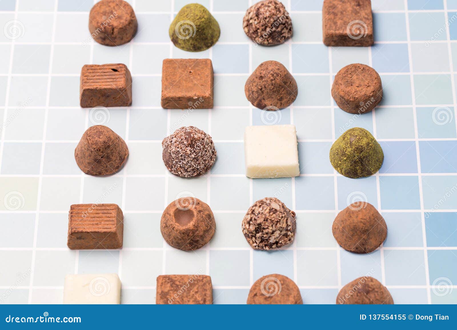 Different Flavors of Chocolate Stock Image - Image of surprise, close ...