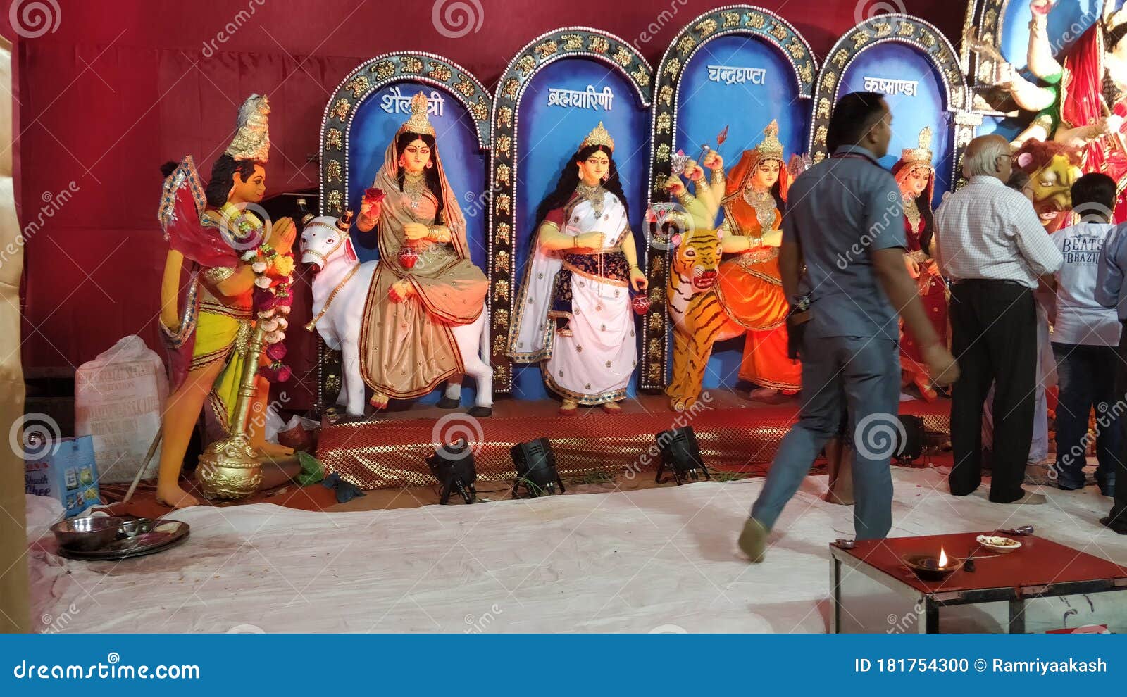 Different Forms of Devi Durga Display in Navratri Celebration at BHOPAL ...