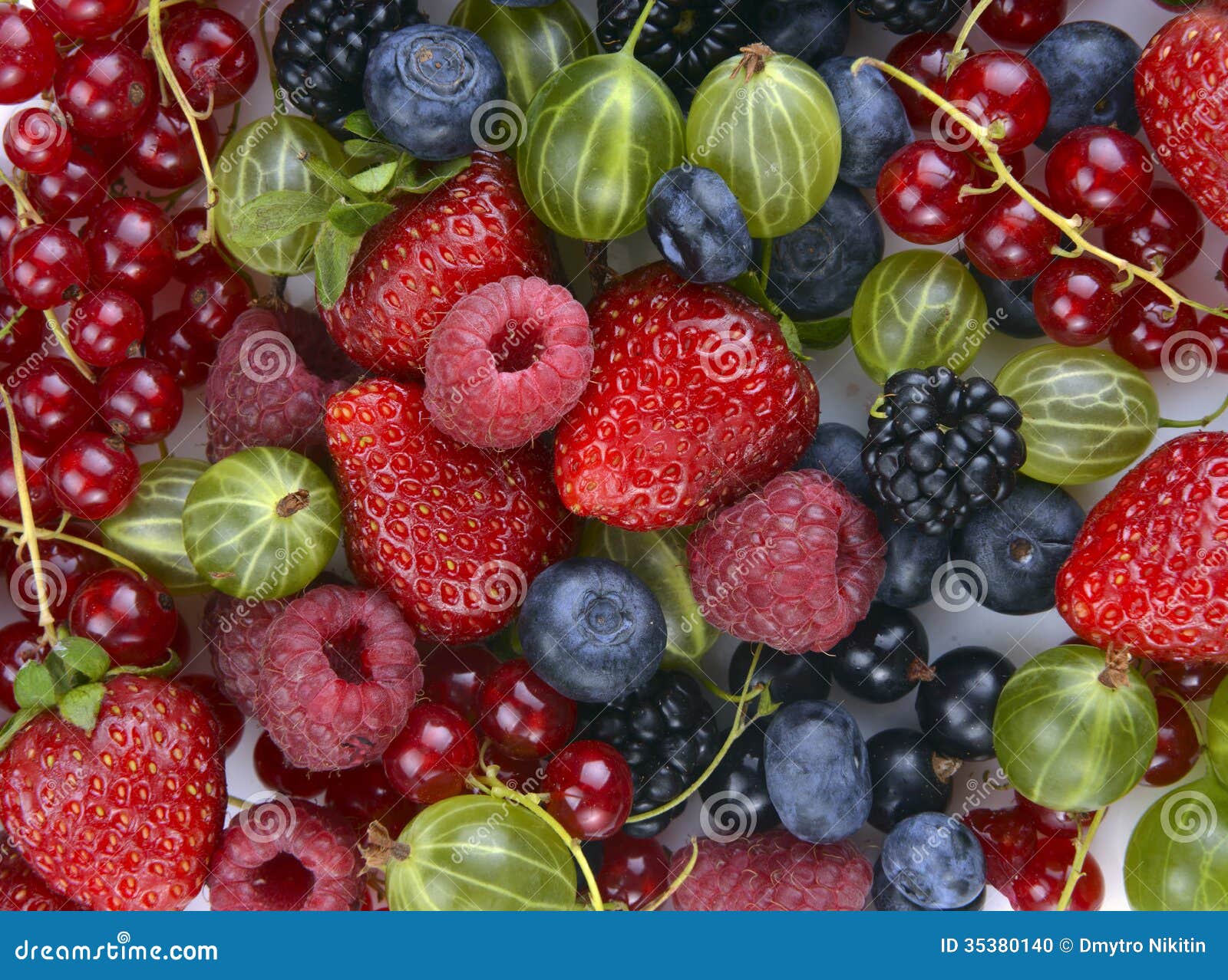 Different fresh berries stock photo. Image of blue, white - 35380140