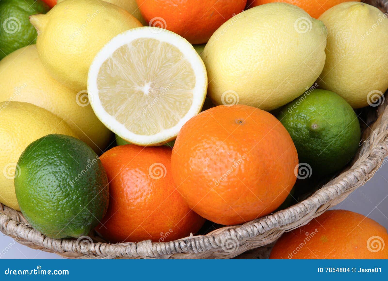 Different Fresh Citrus Fruit Stock Photo - Image of lemons, citrus: 7854804