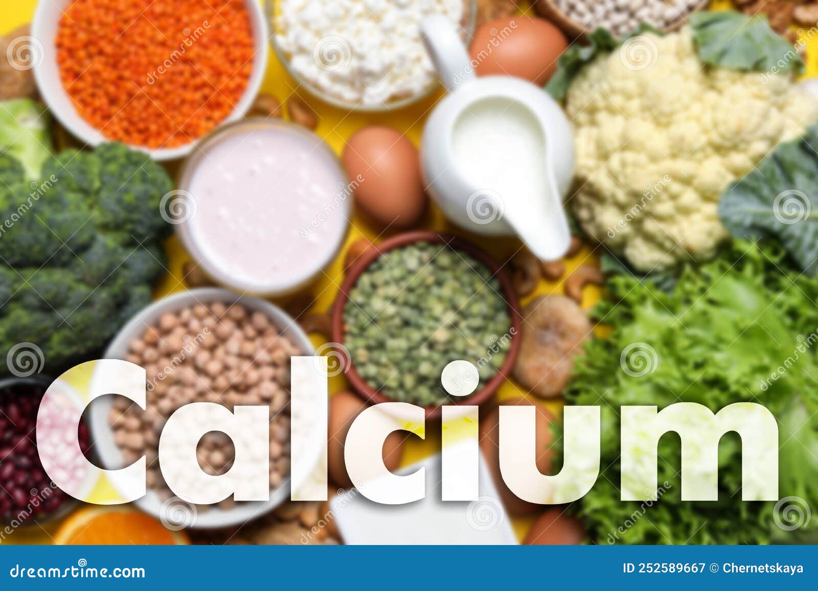 Different Fresh Products with High Amounts of Easily Absorbable Calcium ...