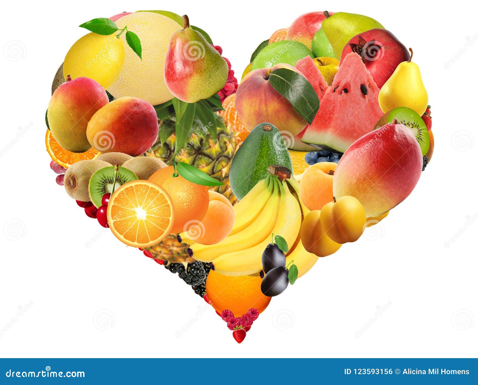 Different Fruits with Different Textures, Patterns and Colors Stock ...