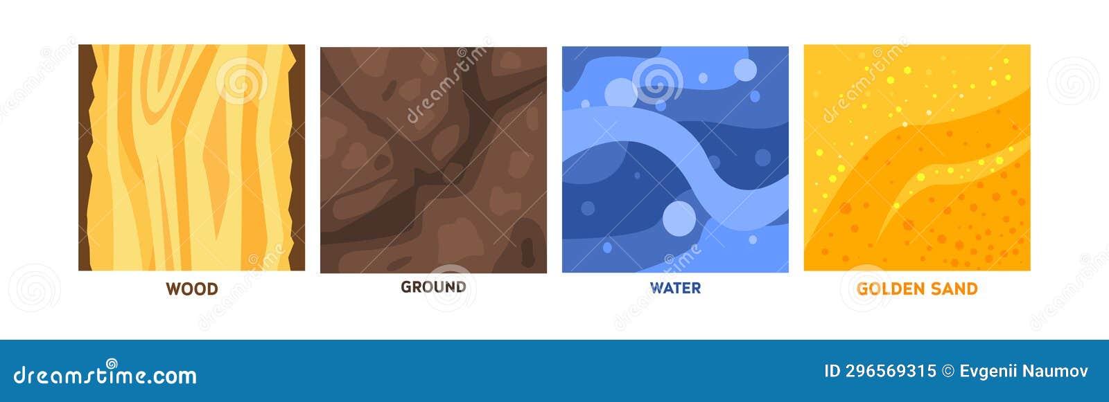 Different Game Ground Square Surface Pattern Vector Set Stock ...