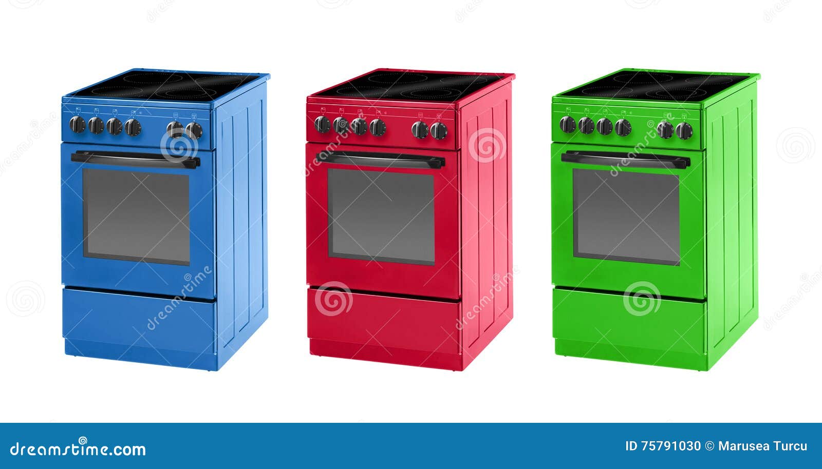 Different gas-stoves stock photo. Image of flame, knob - 75791030