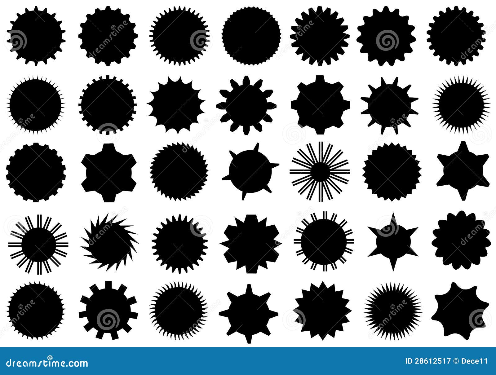 Six Different Gear Stick Shift Patterns Vector Illustration ...