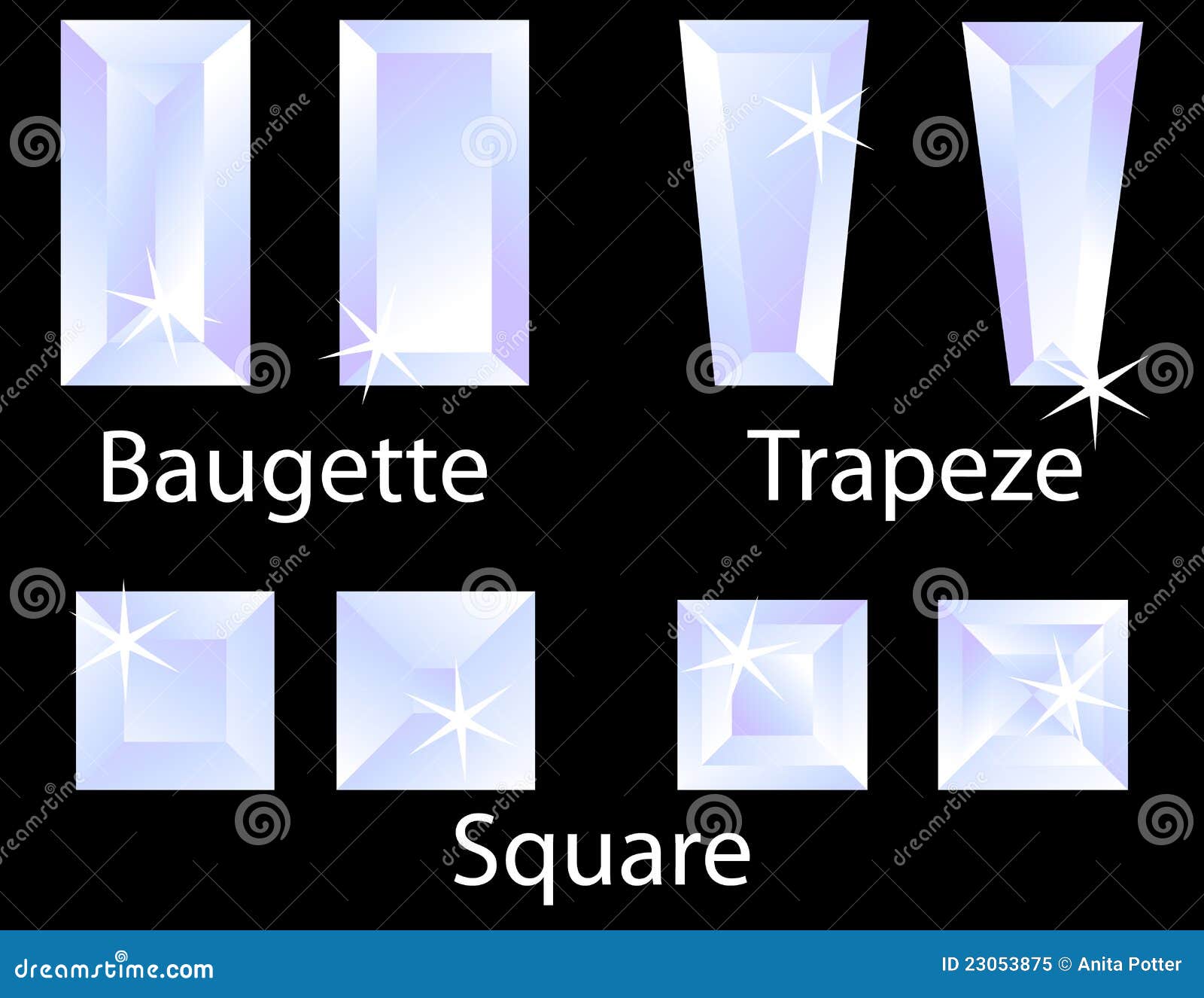 Square Gem Clip Art
